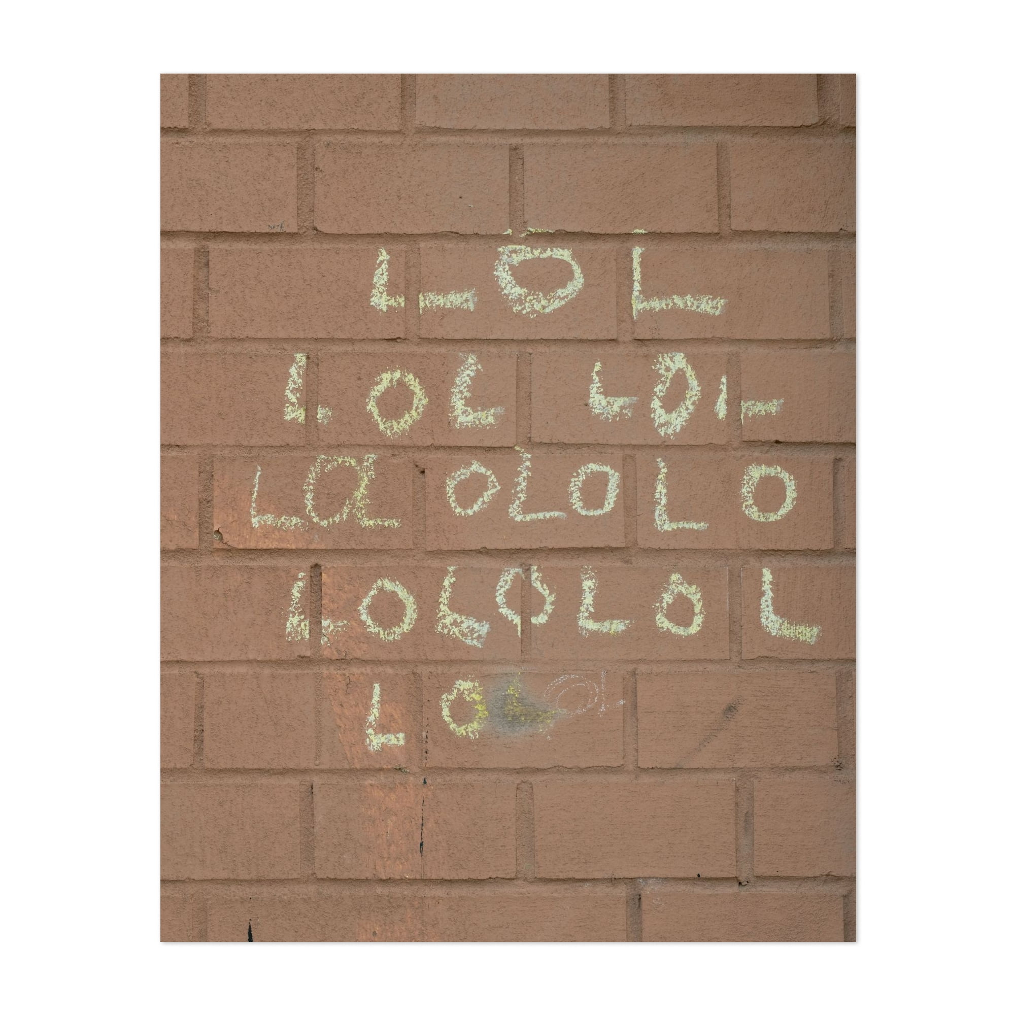 LOL - Brooklyn New York Photography Graffiti Humor Street Photography ...