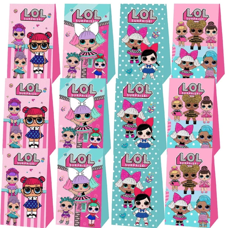 LOL Candy Bags Birthday Goodie Party Favor Decorations Treat Supplies ...