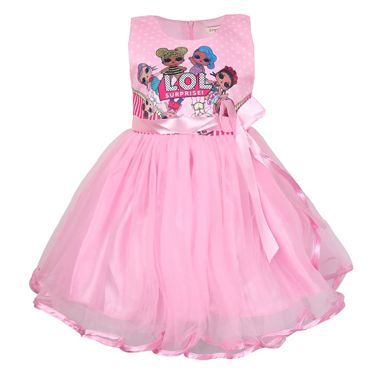 LOL Princess Dress for Toddler Girl Halloween Birthday Party Outfits 2 ...