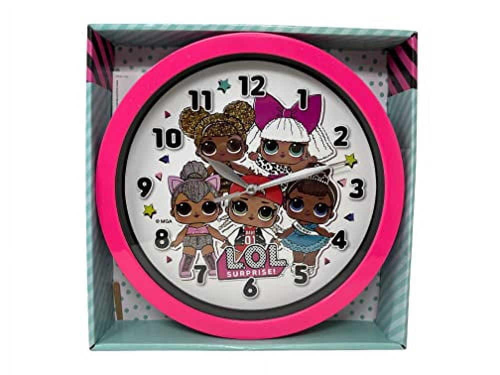 LOL Frame 9.5 inches Wall Clock Office Home Wall Decor - Walmart.com