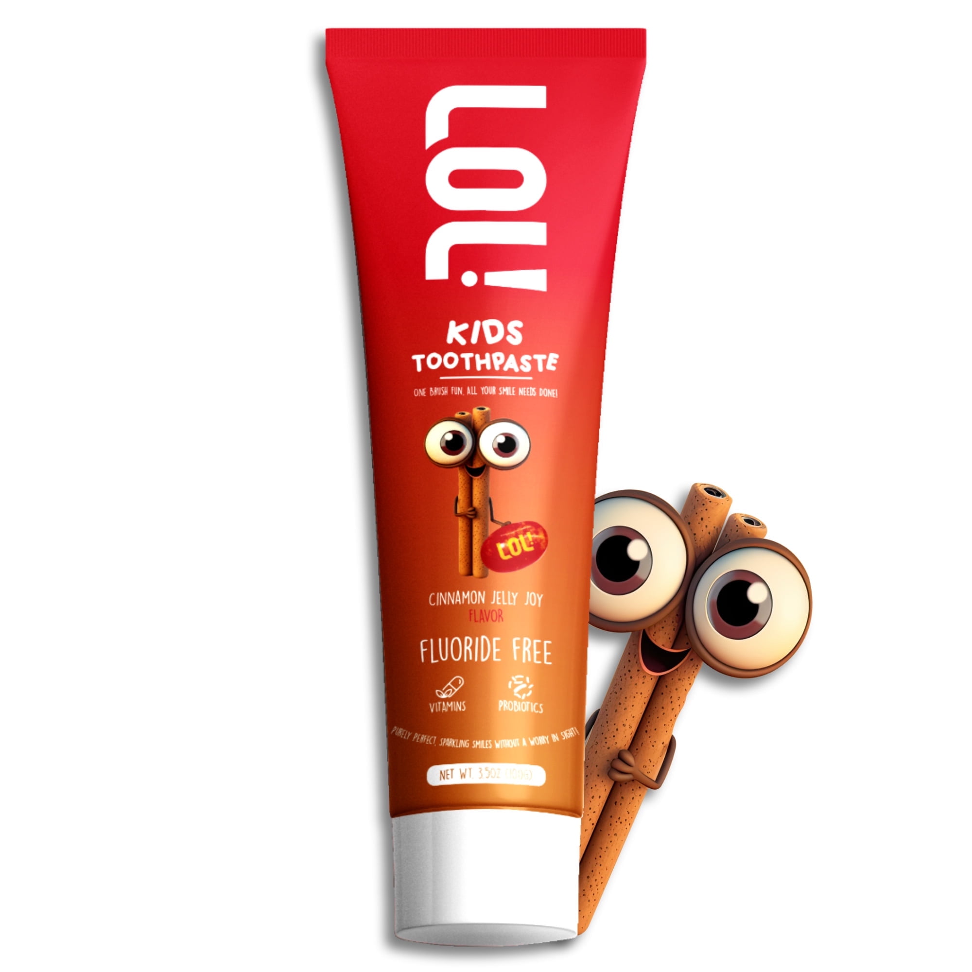 LOL Kids Toothpaste with Nano Hydroxyapatite, Probiotics, Natural ...