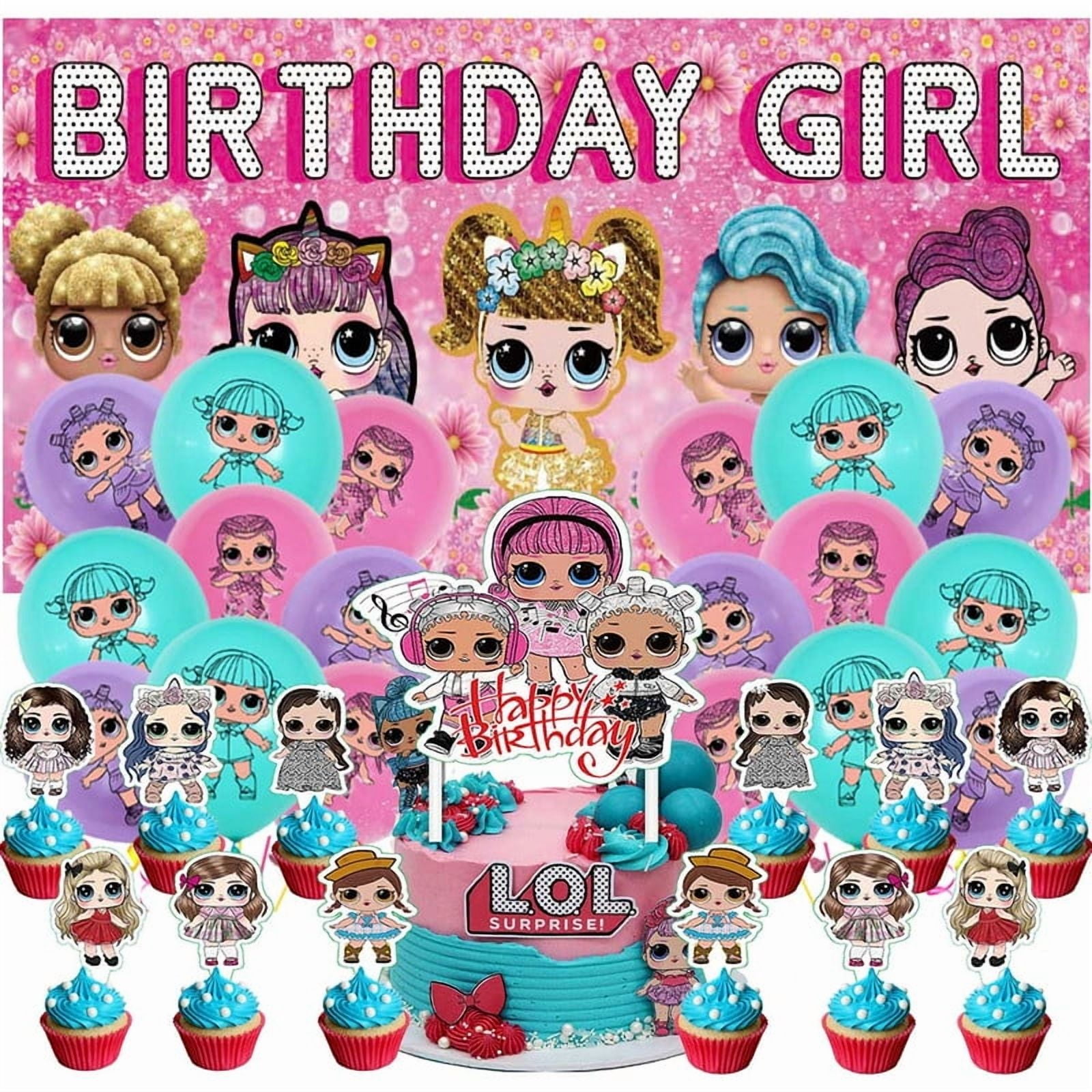LOL Latex Balloons Party Supplies Decor Banner Backdrop Kit Birthday ...