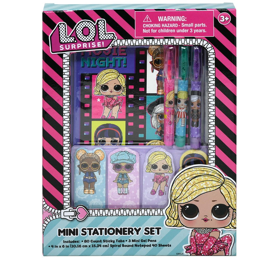 LOL Notepad with Pens & Sticky Tabs In Box - Walmart.com