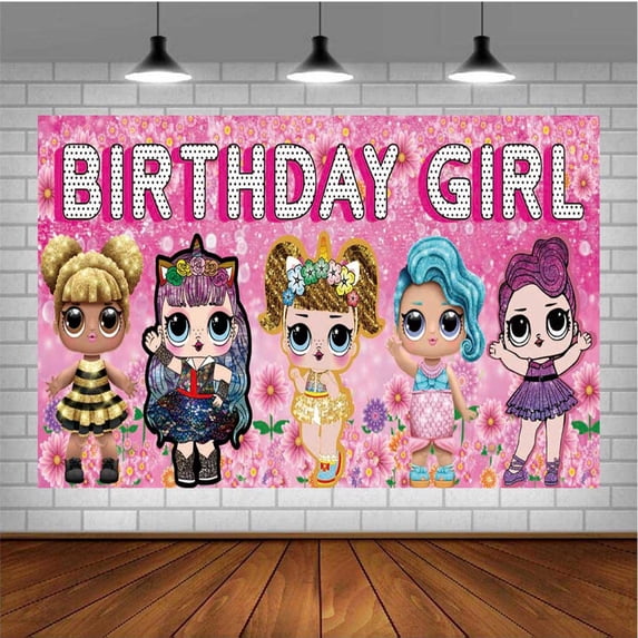 LOL Post Wall Decor Birthday Banner Backdrop Background Party Supplies ...