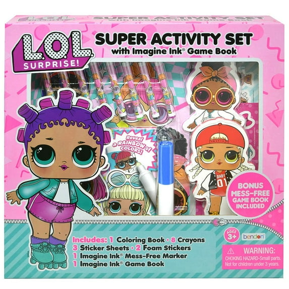 L.O.L. Surprise!, Super Activity Set with Imagine Ink, Coloring Book ...