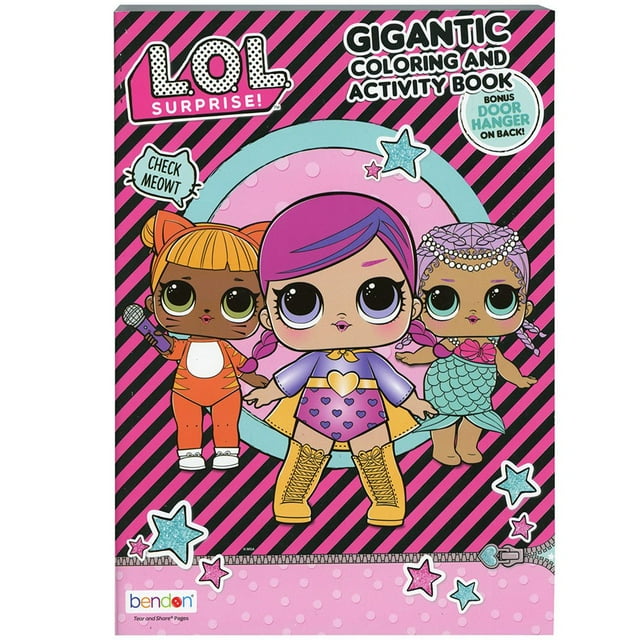 LOL Surprise 192 pg Coloring & Activity Book - Walmart.com
