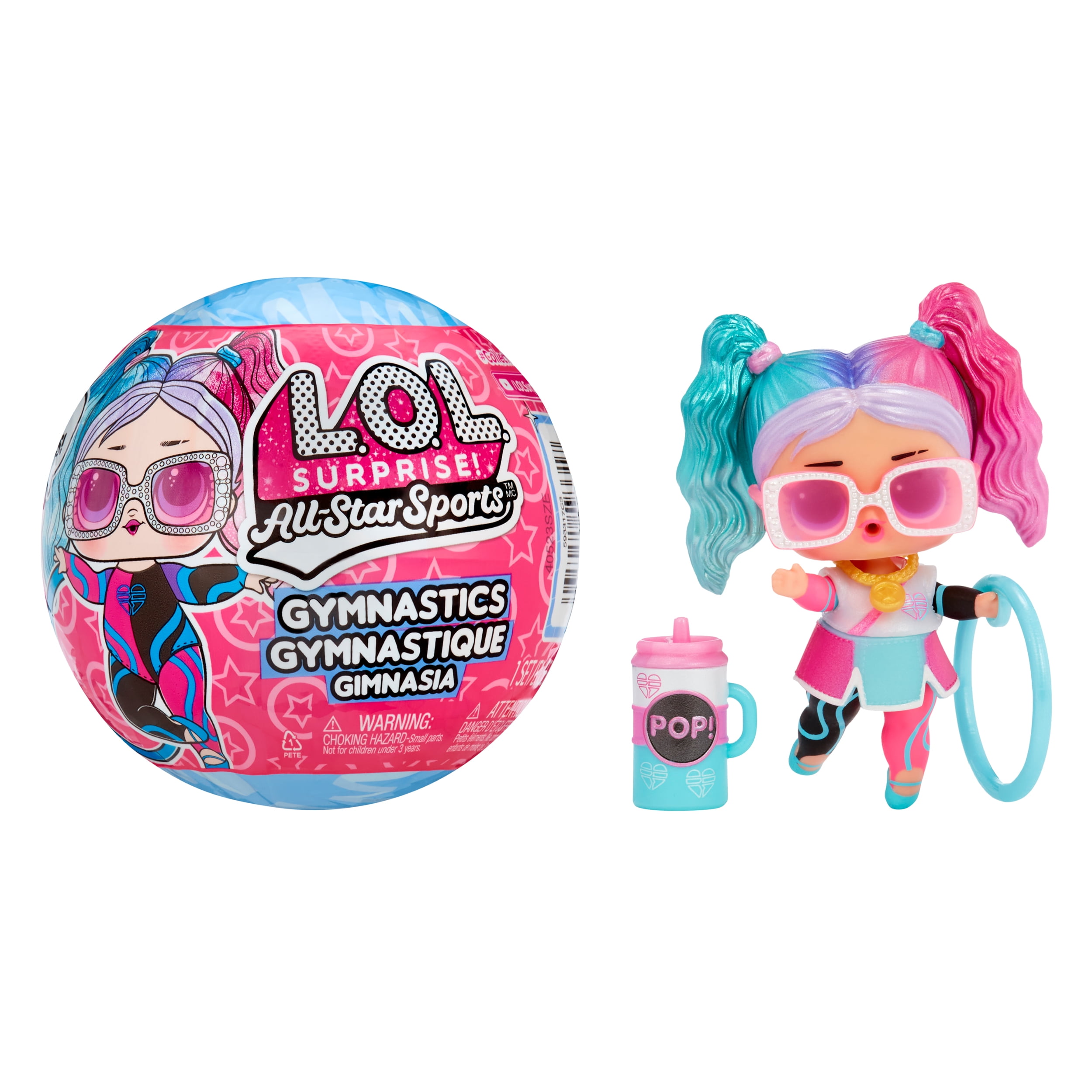 LOL Surprise All Star Sports Gymnastics Collectible Doll, 8 Surprises ...
