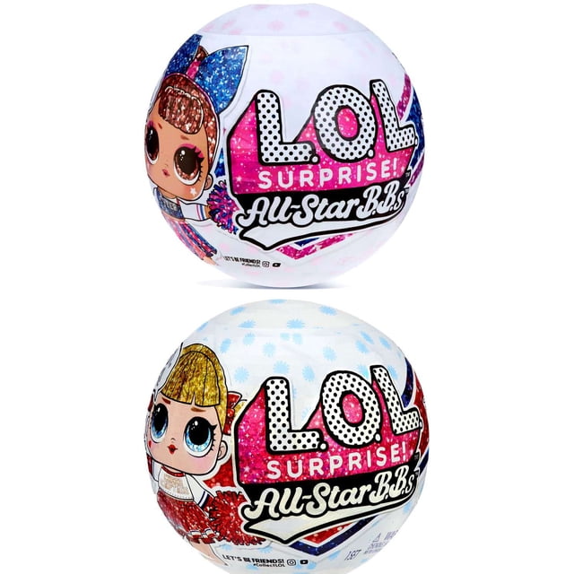 LOL Surprise All Stars BBs Series 2 Red & Blue Cheer Teams Set of 2 ...