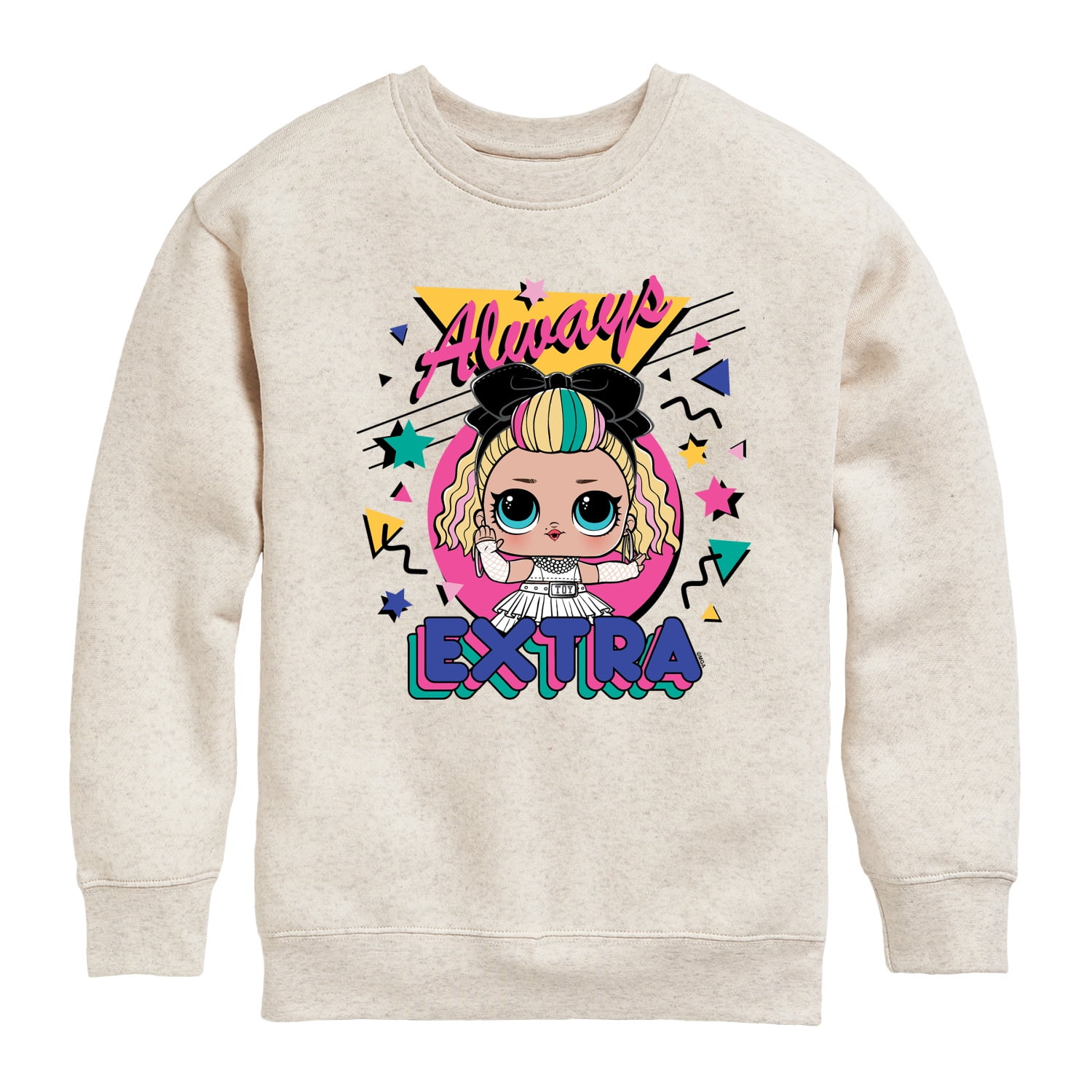 LOL Surprise! - Always Extra - Toddler And Youth Crewneck Fleece ...