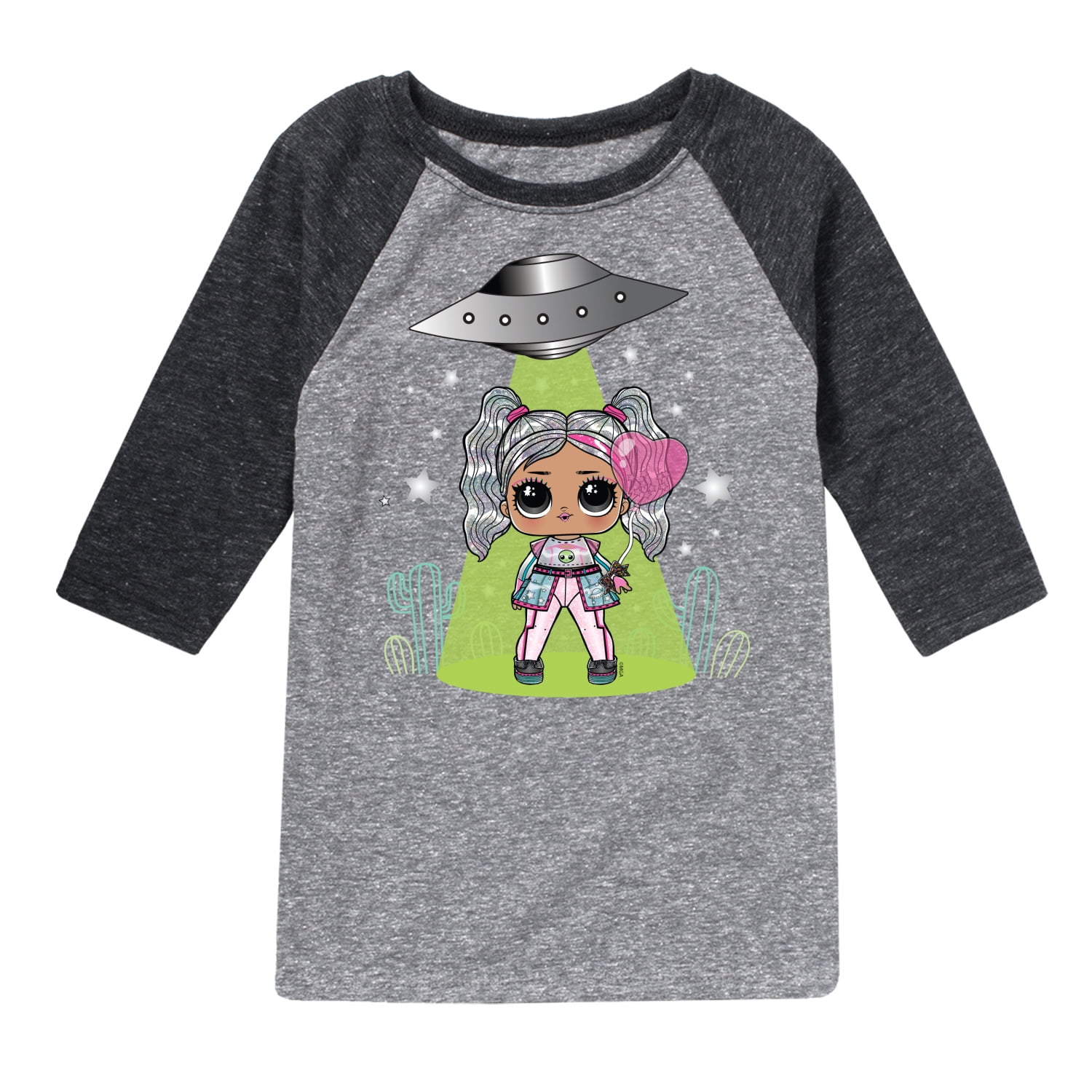 LOL Surprise! - Astro Bb Alien - Toddler And Youth Raglan Graphic T ...