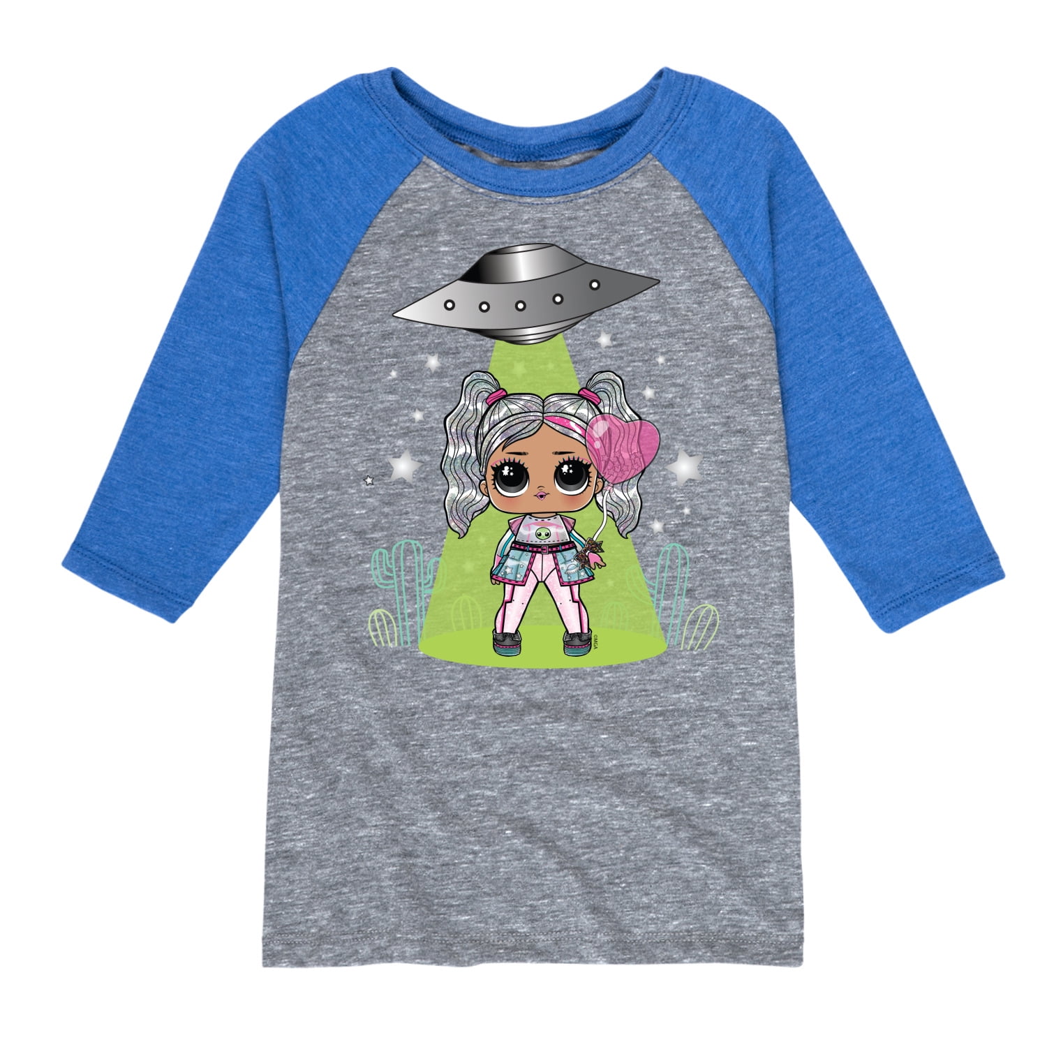 LOL Surprise! - Astro Bb Alien - Toddler And Youth Raglan Graphic T ...