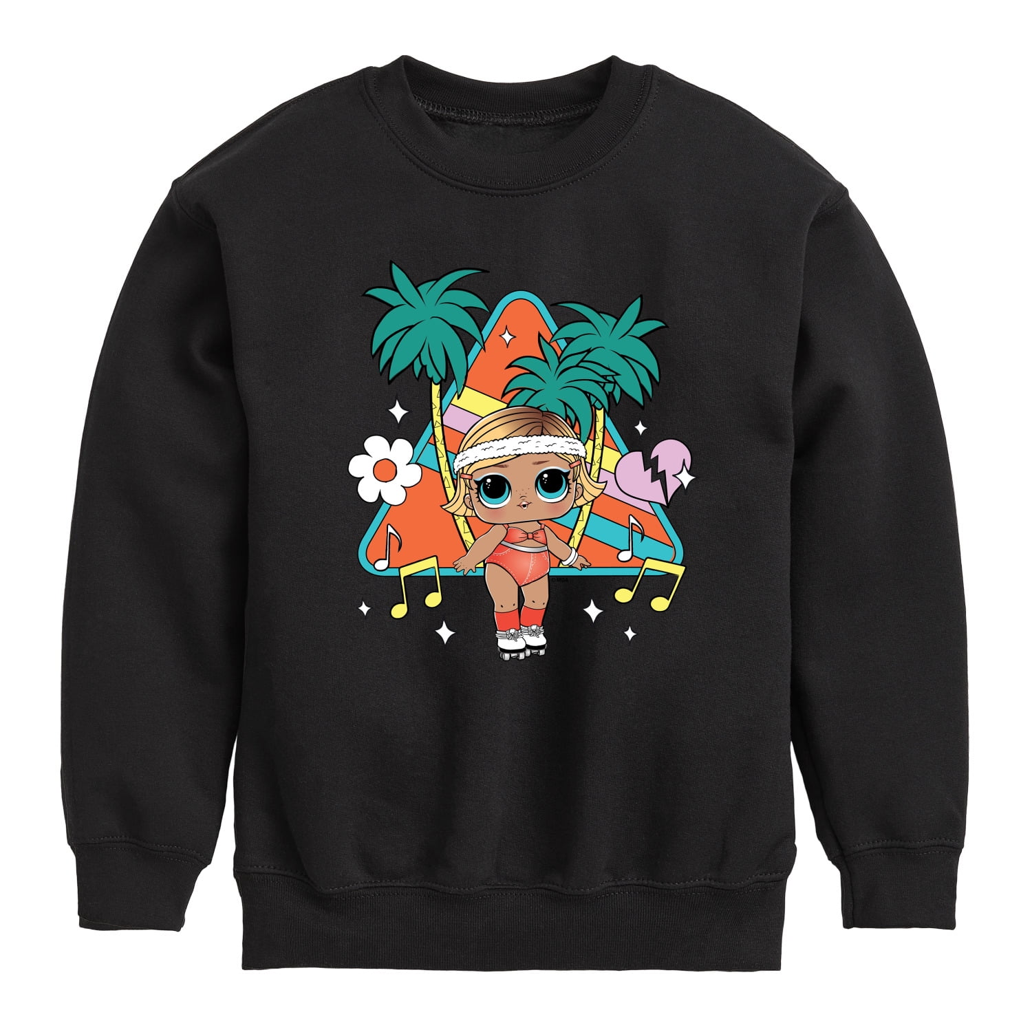 LOL Surprise! - Boogie Babe Palm Trees - Toddler And Youth Crewneck ...