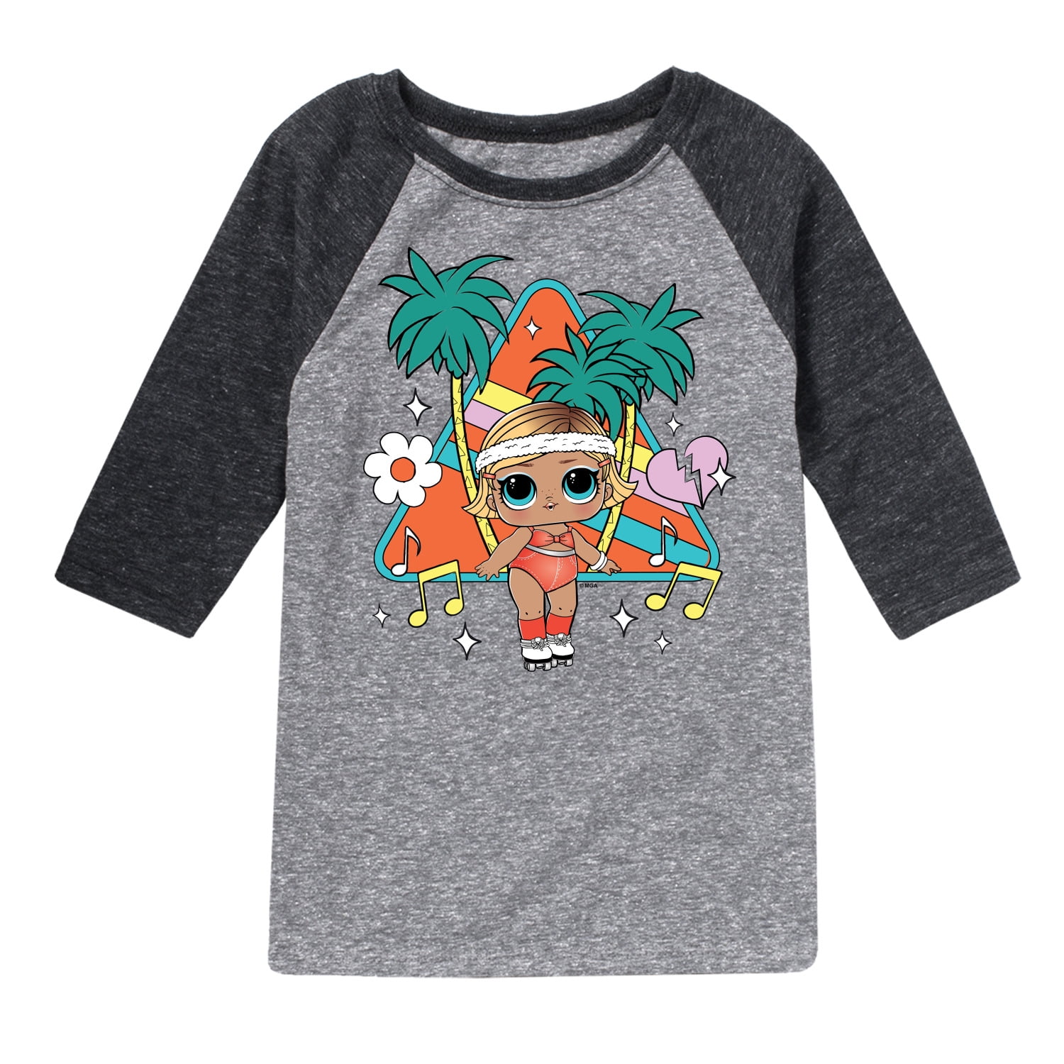 LOL Surprise! - Boogie Babe Palm Trees - Toddler And Youth Raglan ...