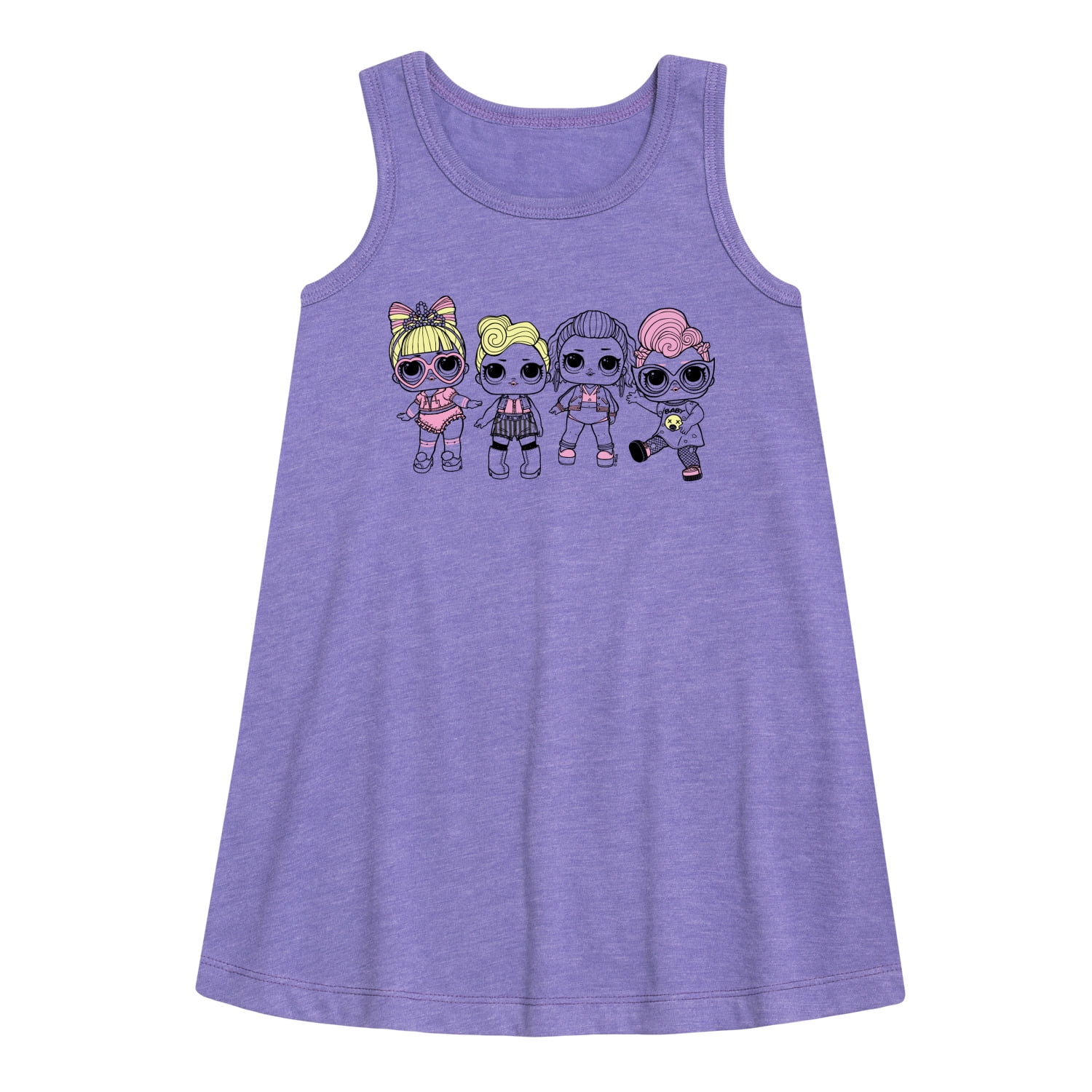 LOL Surprise! Dolls - Grrrl Squad - Toddler & Youth Girls A-line Dress ...