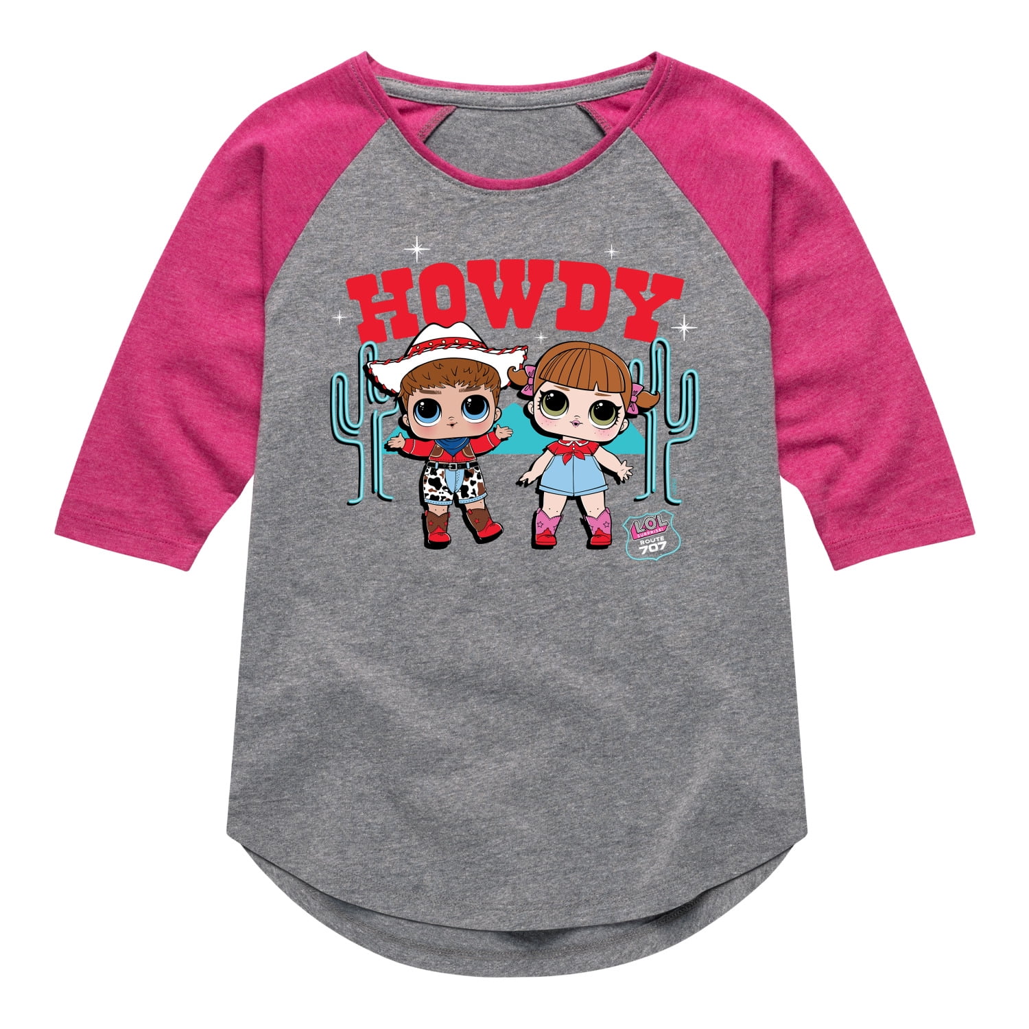 LOL Surprise! Dolls - Howdy Cowgirls - Toddler & Youth Girls Raglan ...