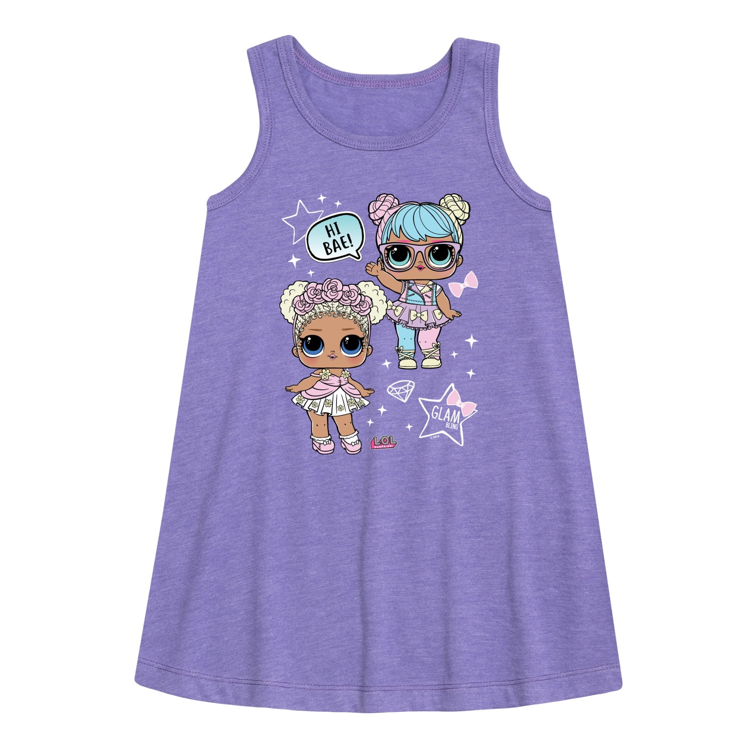LOL Surprise! Dolls - LOL Hi Bae! - Toddler & Youth Girls A-line Dress ...
