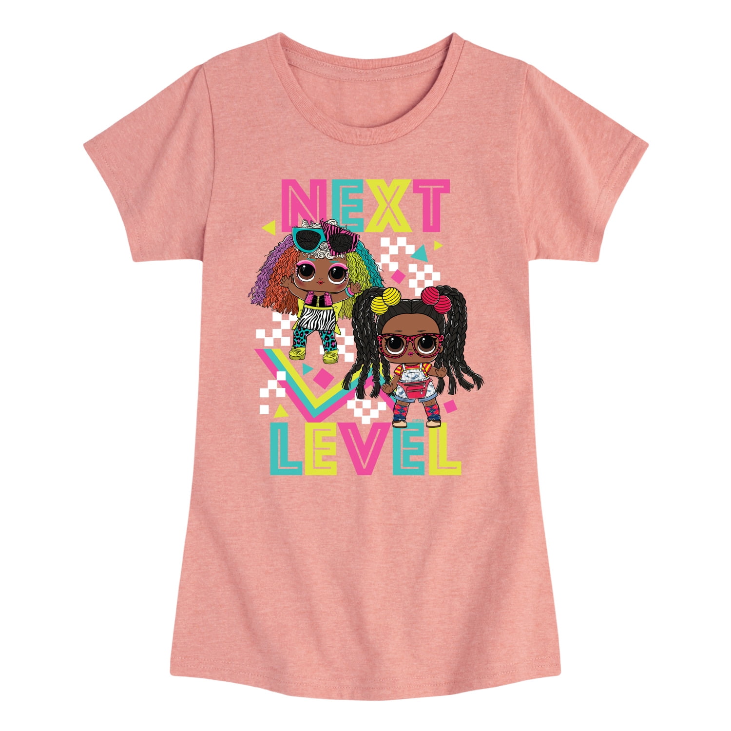 LOL Surprise! Dolls - Next Level - Retro School Style - Toddler & Youth Girls Short Sleeve ...