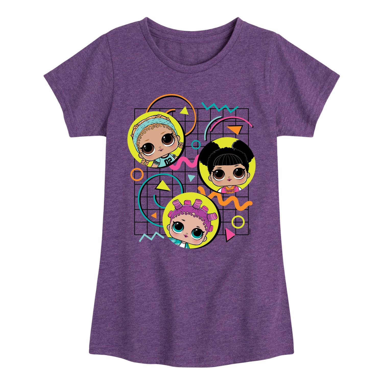 LOL Surprise! Dolls - Retro Style - Original Dolls - Toddler & Youth Girls Short Sleeve Graphic ...