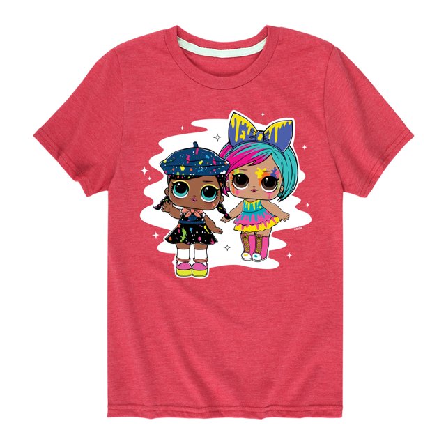 LOL Surprise! - Drip Drop Splatters - Toddler And Youth Short Sleeve ...