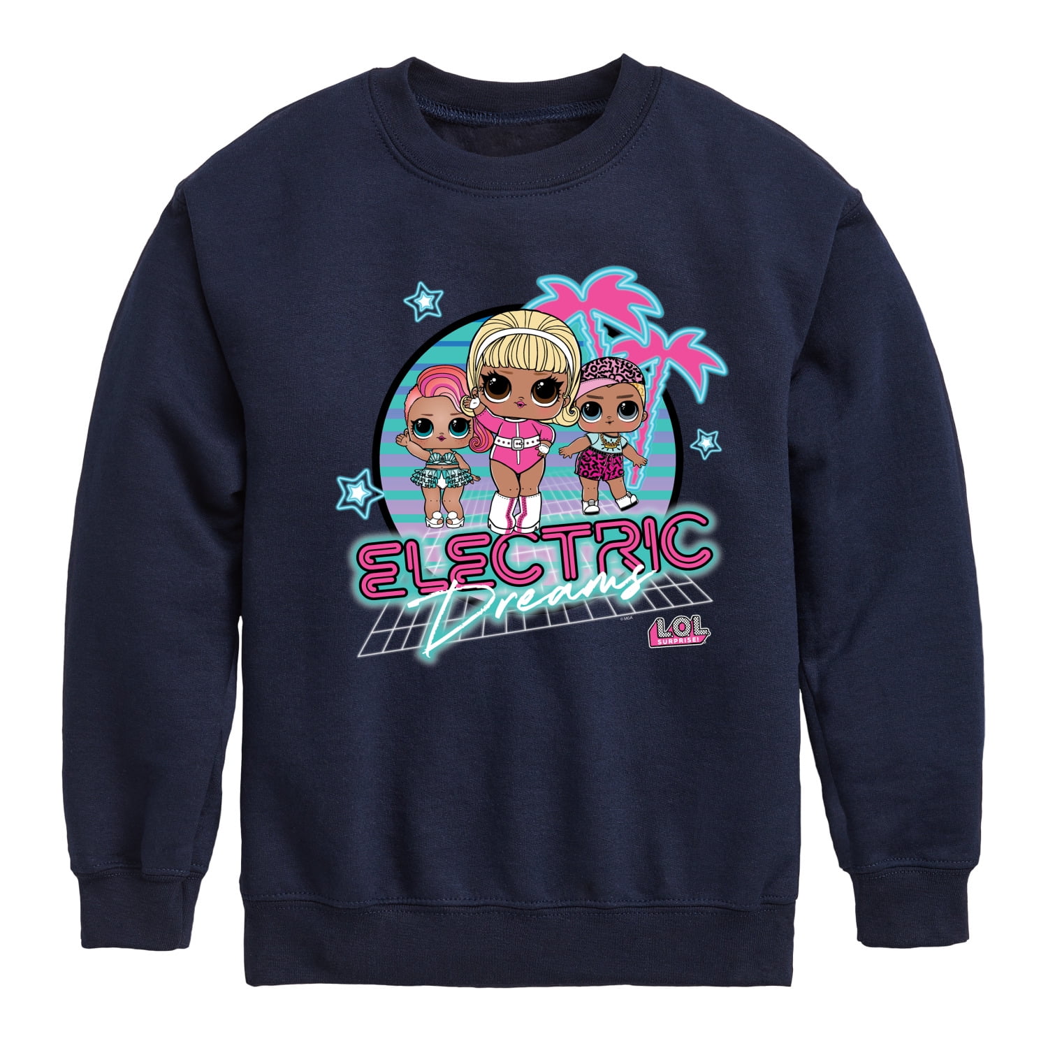 LOL Surprise! - Electric Dreams - Toddler And Youth Crewneck Fleece ...