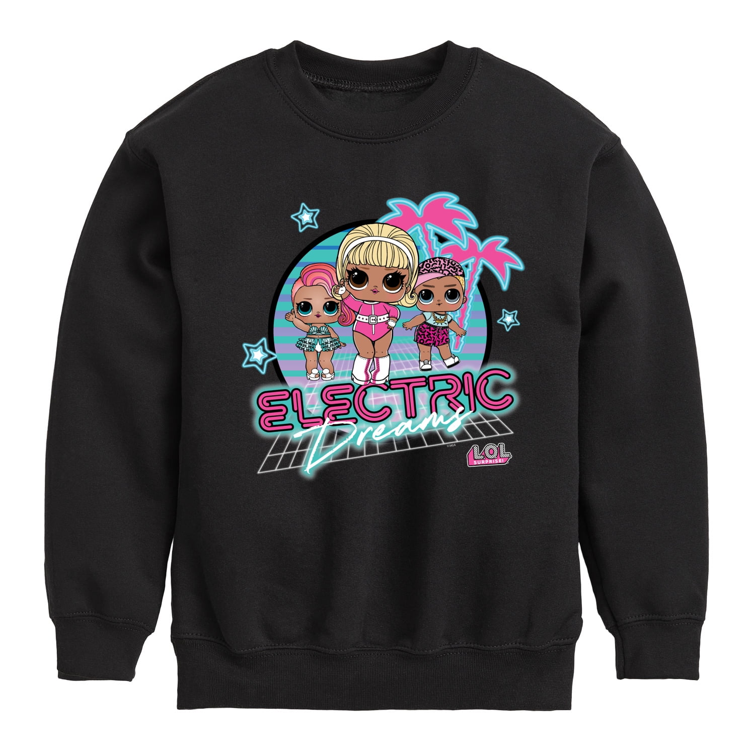 LOL Surprise! - Electric Dreams - Toddler And Youth Crewneck Fleece ...