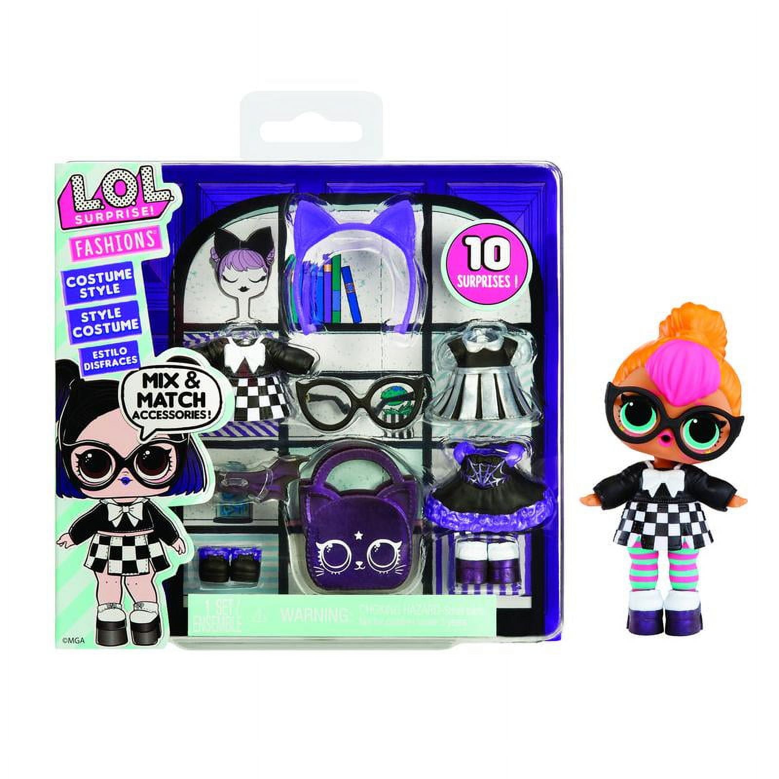 LOL Surprise Fashion Packs Costume Style- 6 Unique Styles (3) Outfits ...
