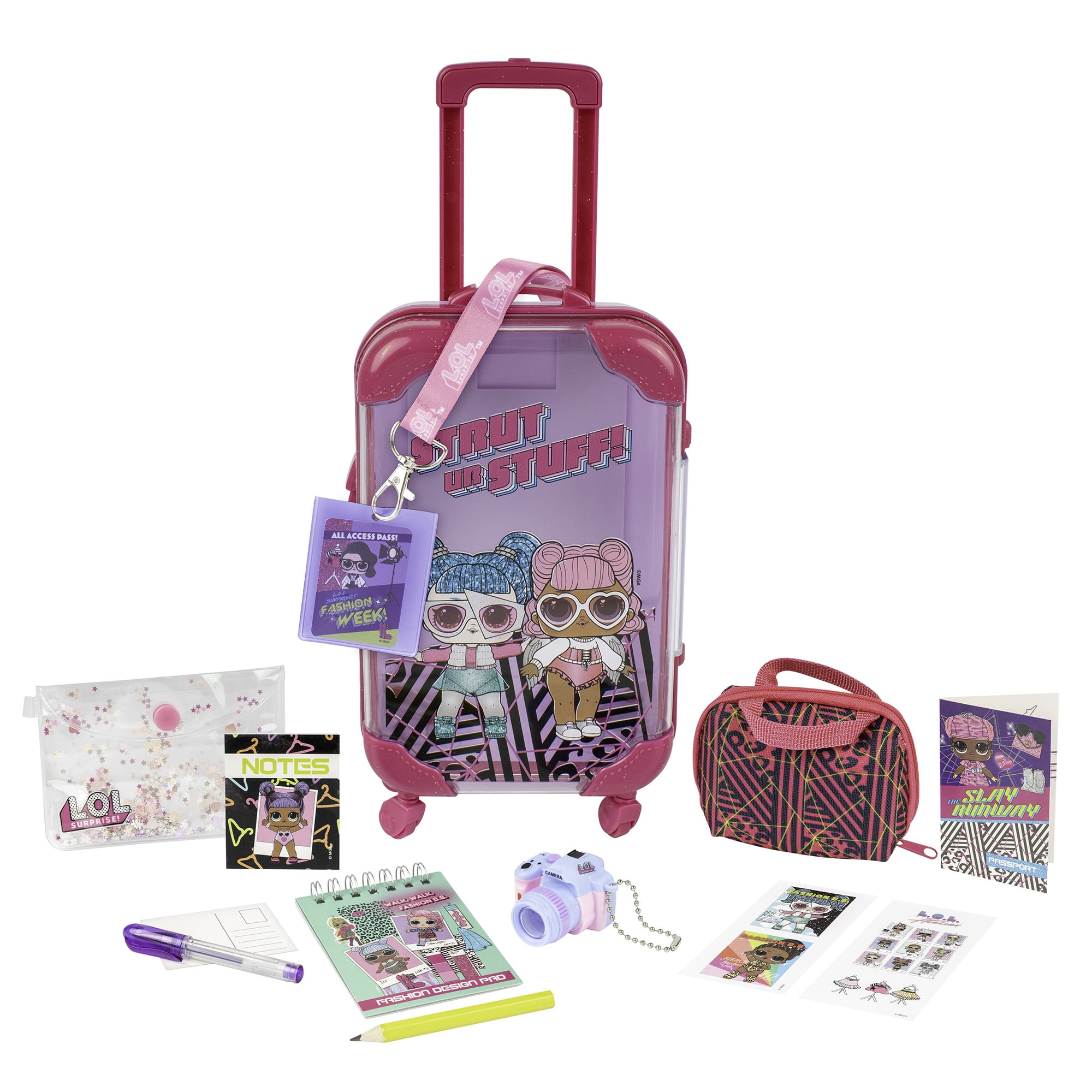LOL Surprise: Fashion Week Collection - Suitcase Storage Case, Stickers ...