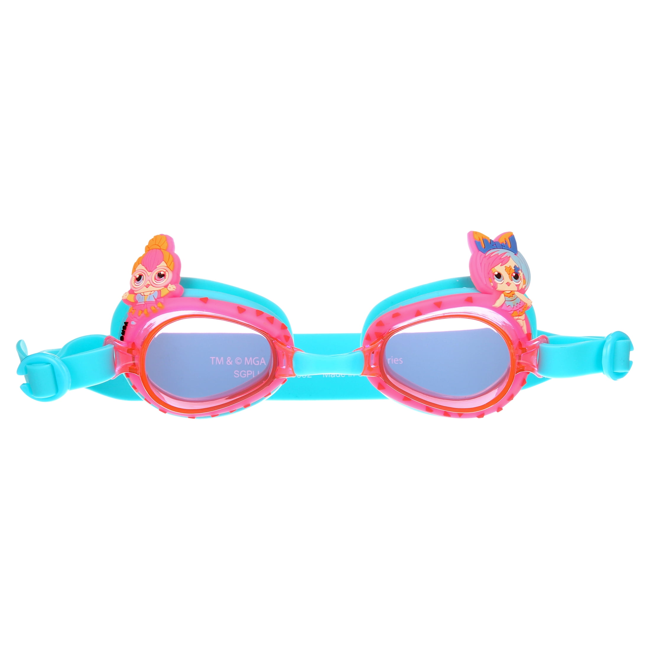 L.O.L. Surprise! Girl's Pink Swim Goggles with Hard Case and Mesh Bag ...