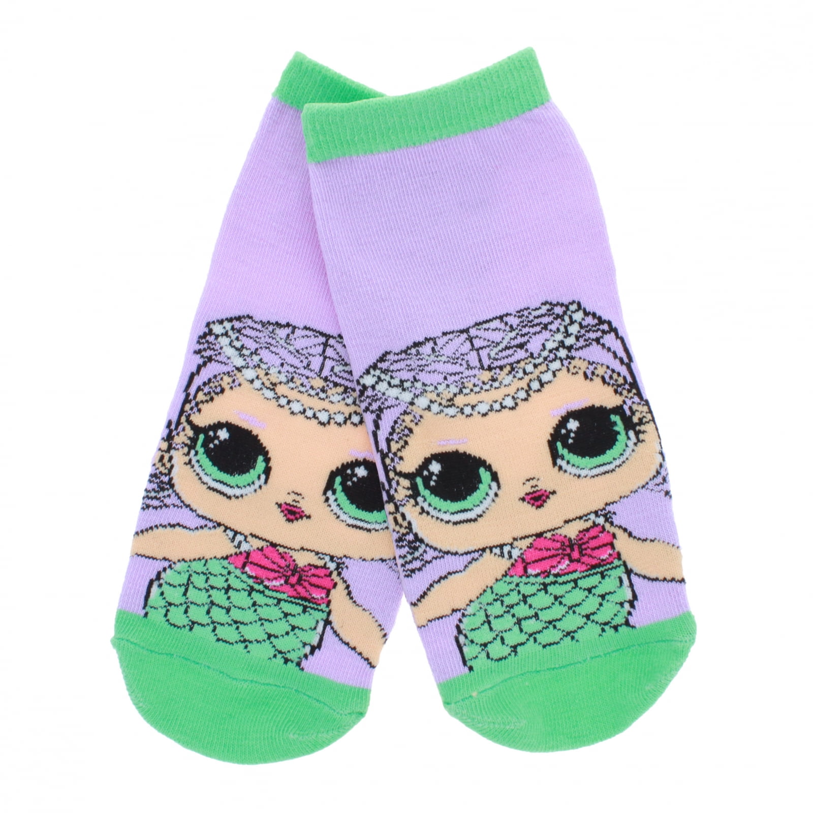 LOL Surprise Girls Ankle Socks Size 6-8.5 Fits Shoe Size 7-3 - Purple ...