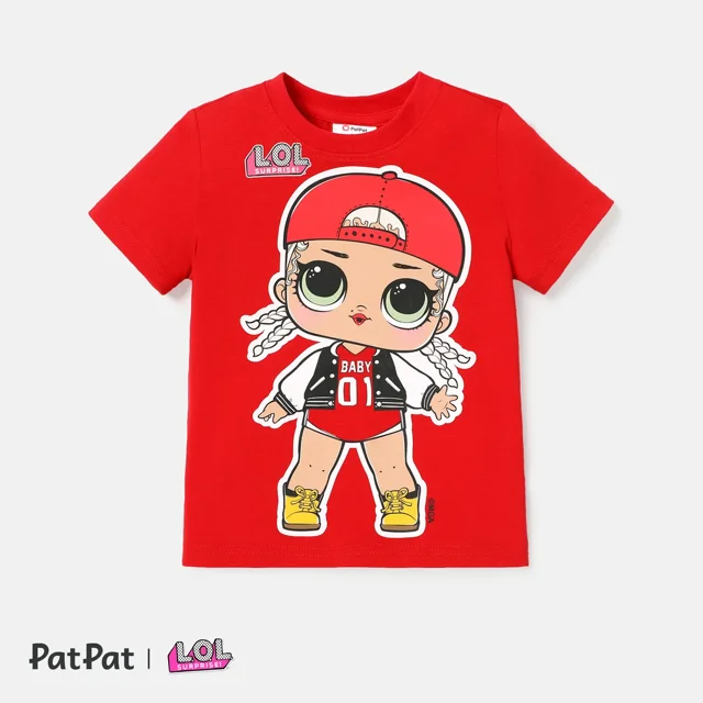 LOL Surprise! Girls Graphic Tee Short Sleeves T-Shirts Summer Outfits ...