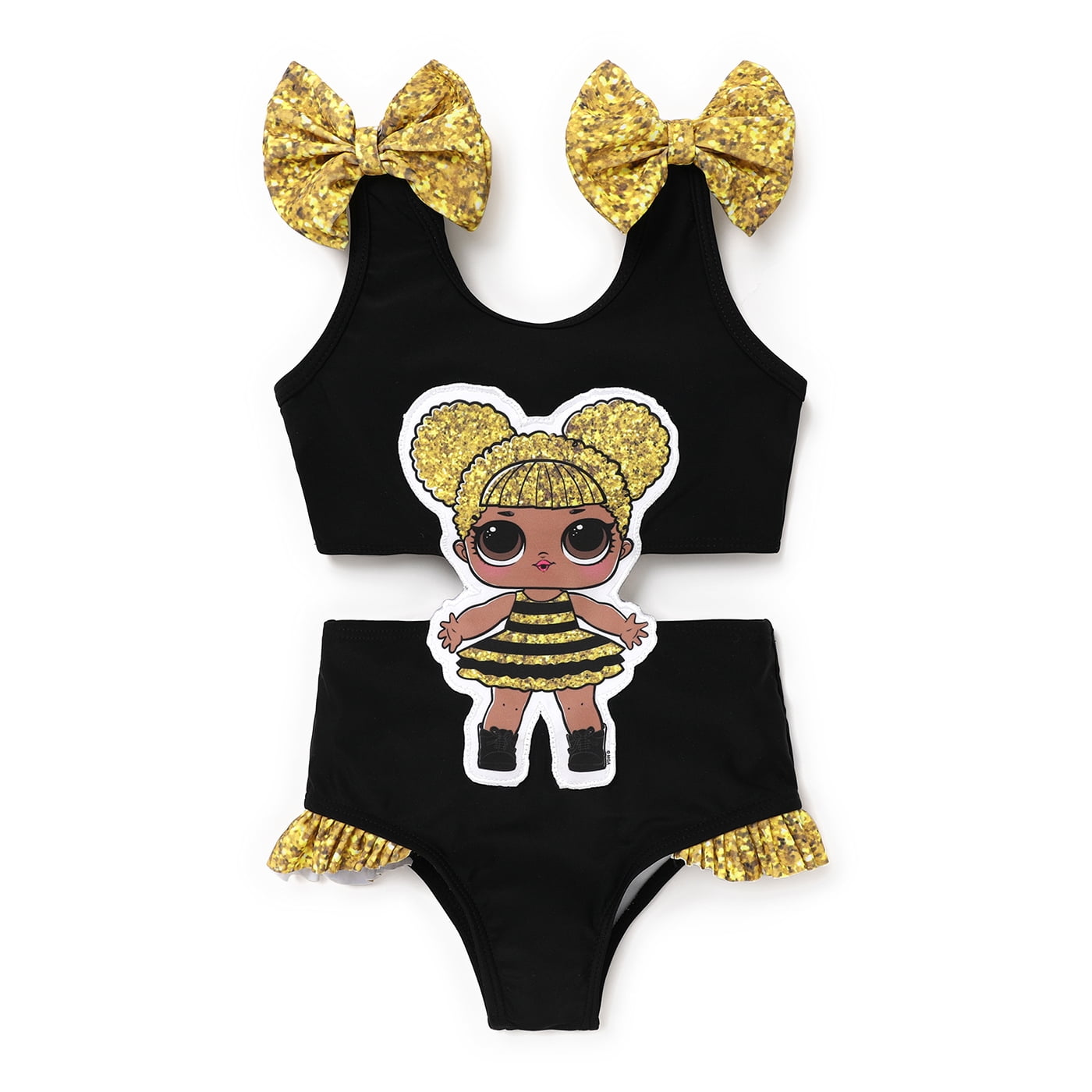 LOL Surprise! Girls Swimsuits Graphic One Piece Bikinis Bathing Suits ...