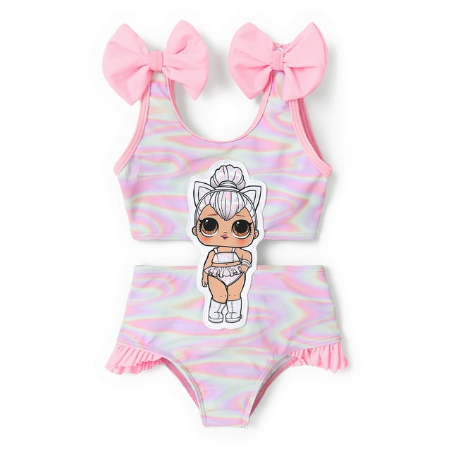 LOL Surprise! Girls Swimsuits Graphic One Piece Bikinis Bathing Suits ...