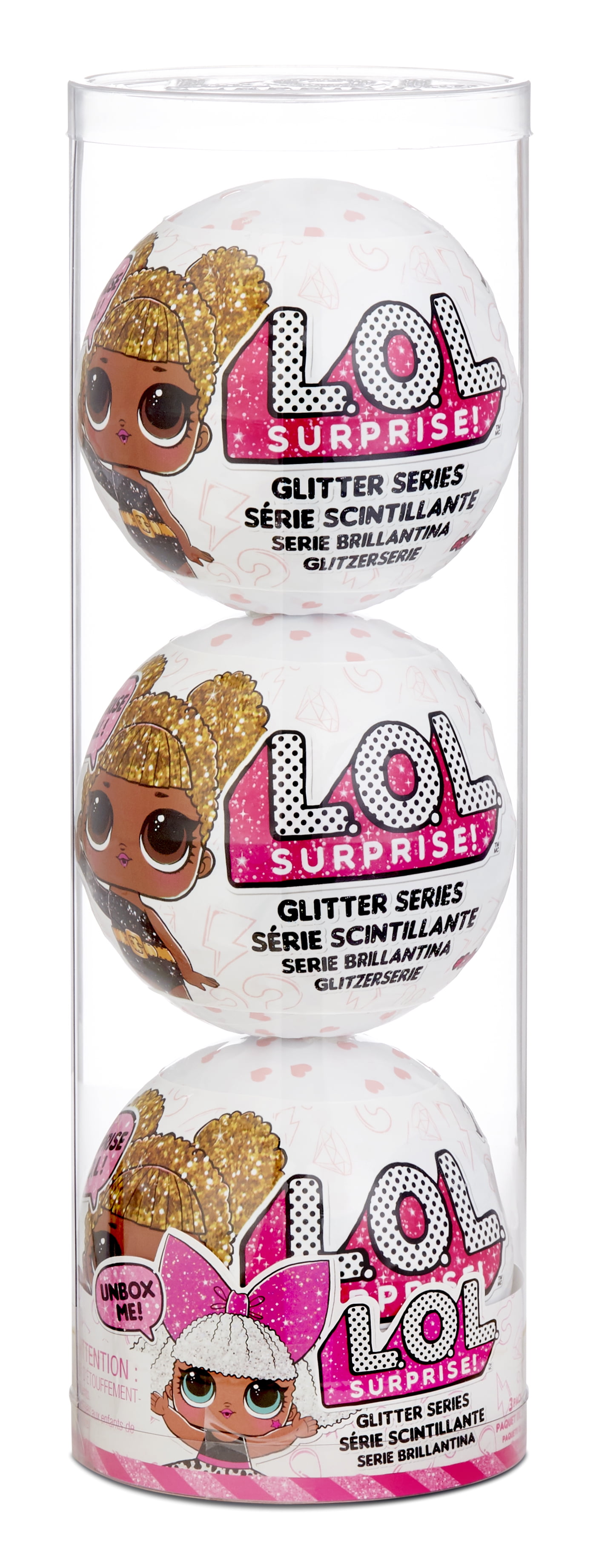 LOL Surprise Glitter 3Pk-Style 4, ages 3 & up - Walmart.com