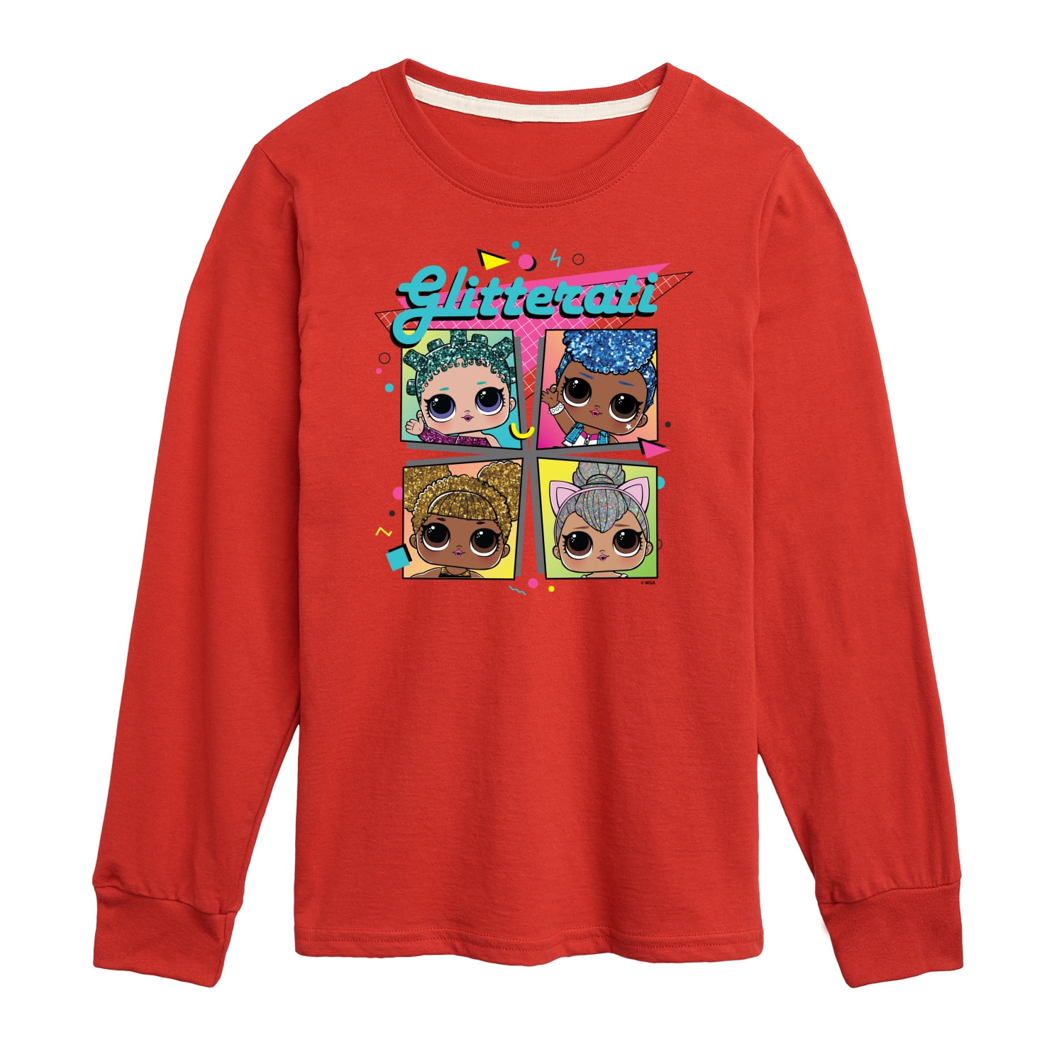 LOL Surprise! - Glitterati Retro Grid - Toddler And Youth Long Sleeve ...