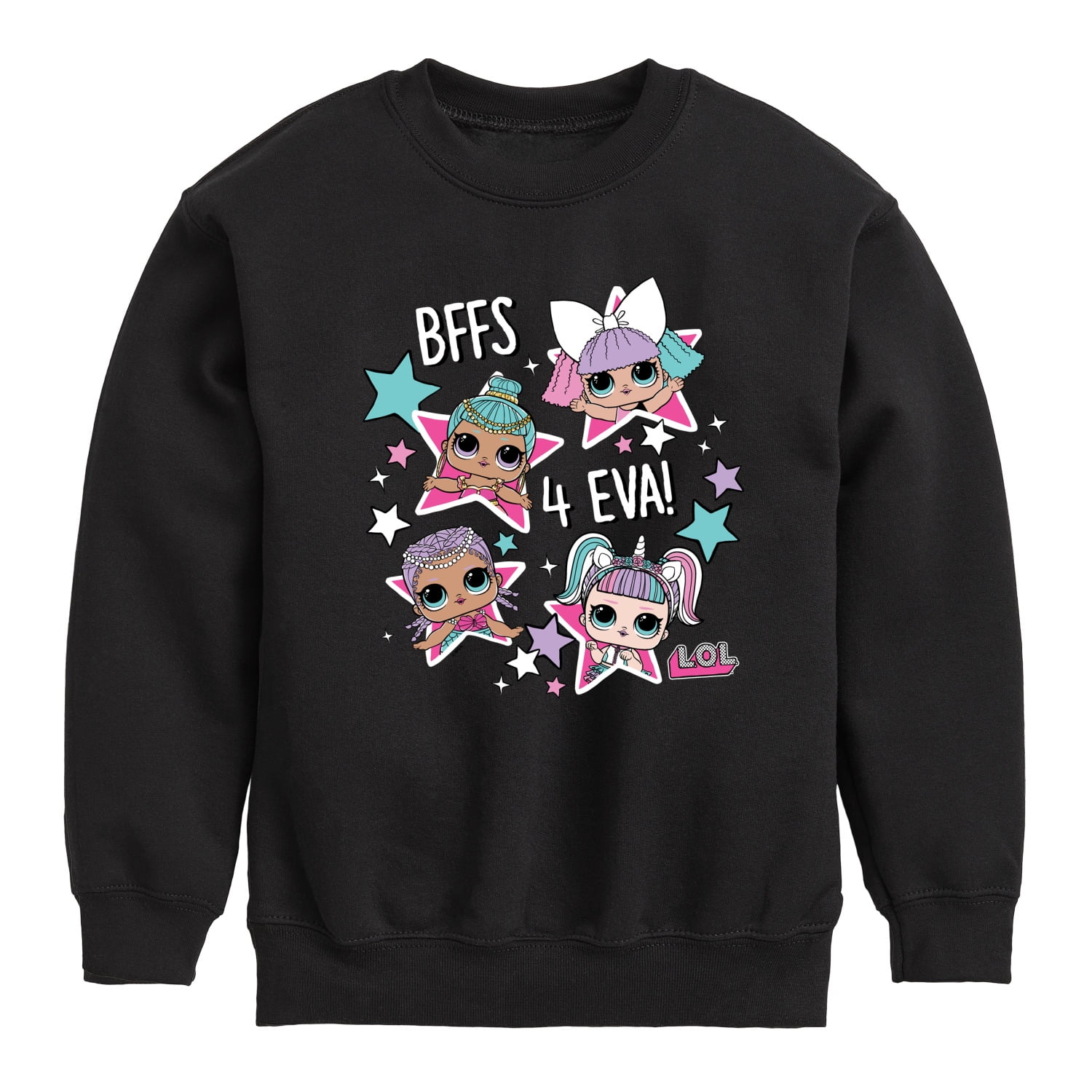 LOL Surprise! - LOL Bffs 4 Eva - Toddler And Youth Crewneck Fleece ...