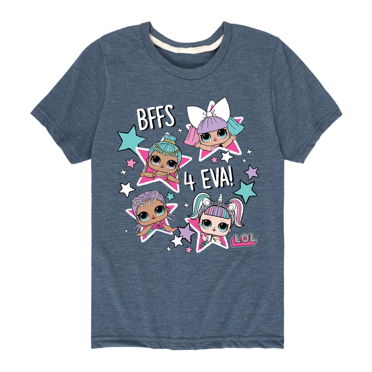 LOL Surprise! - LOL Bffs 4 Eva - Toddler And Youth Short Sleeve Graphic ...