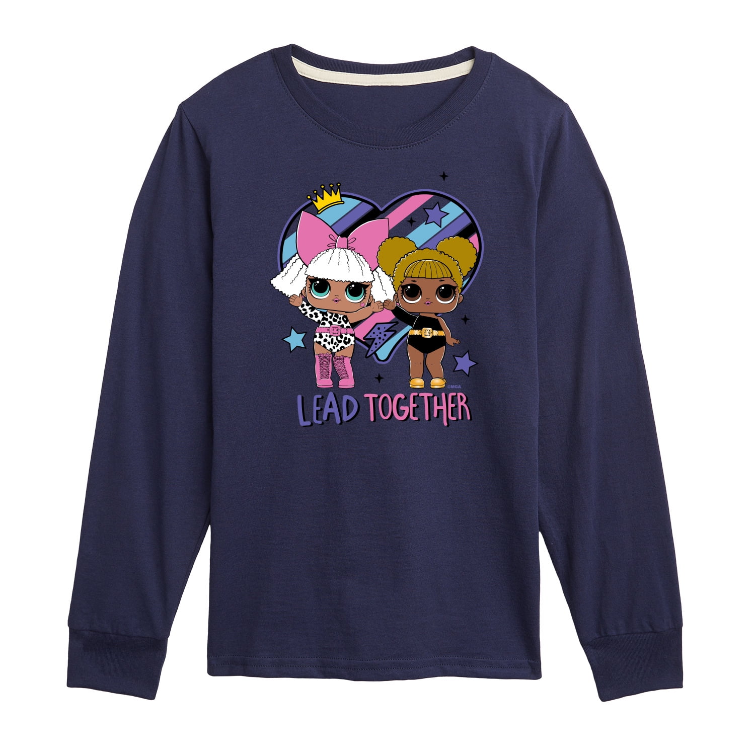 LOL Surprise! - LOL Heart - Toddler And Youth Long Sleeve Graphic T ...