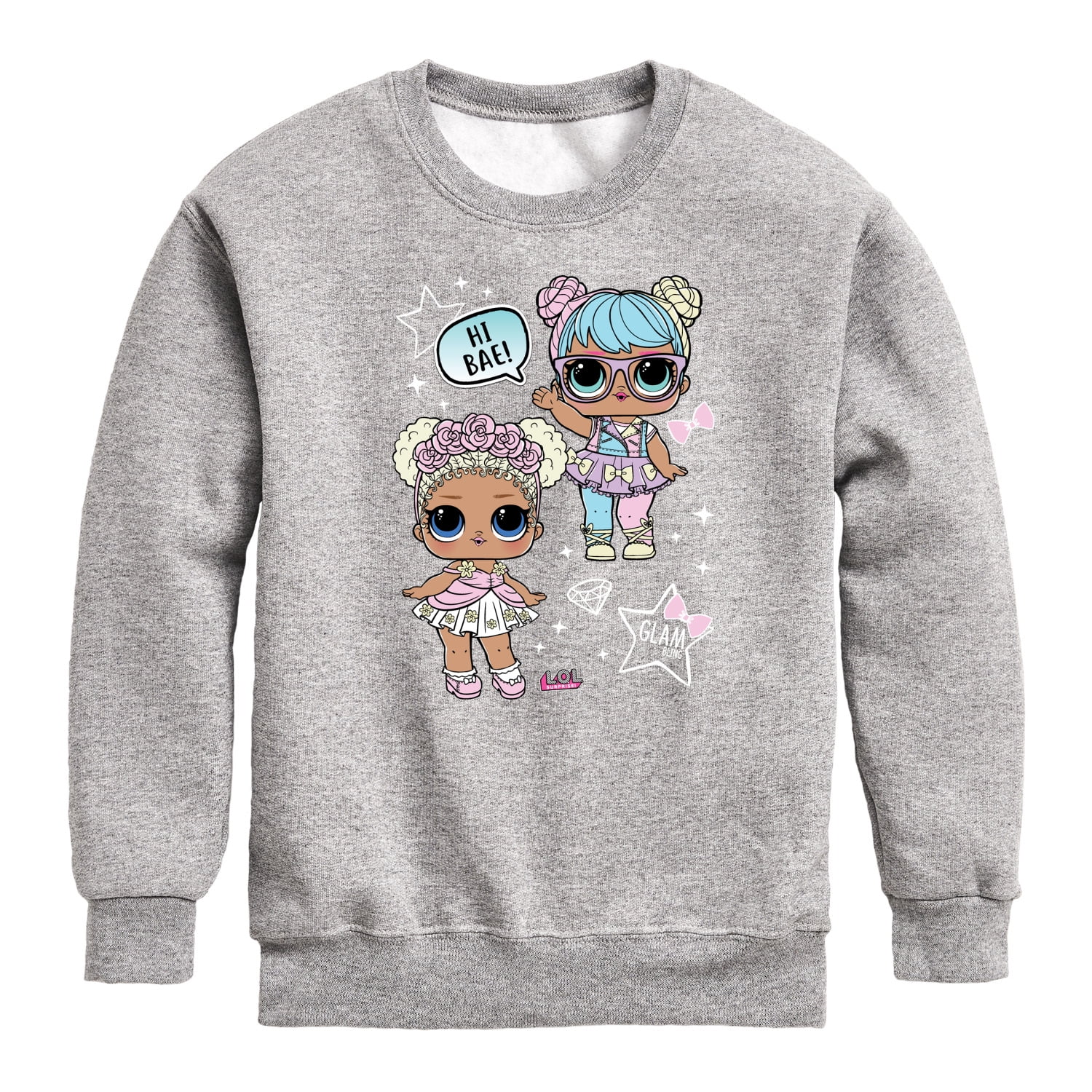 LOL Surprise! - LOL Hi Bae - Toddler And Youth Crewneck Fleece ...