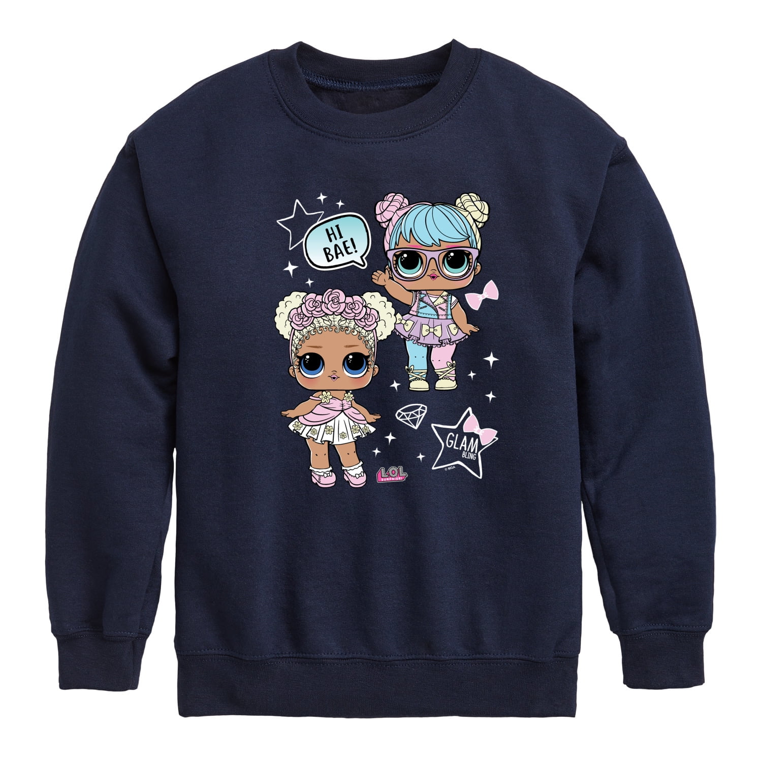 LOL Surprise! - LOL Hi Bae - Toddler And Youth Crewneck Fleece ...