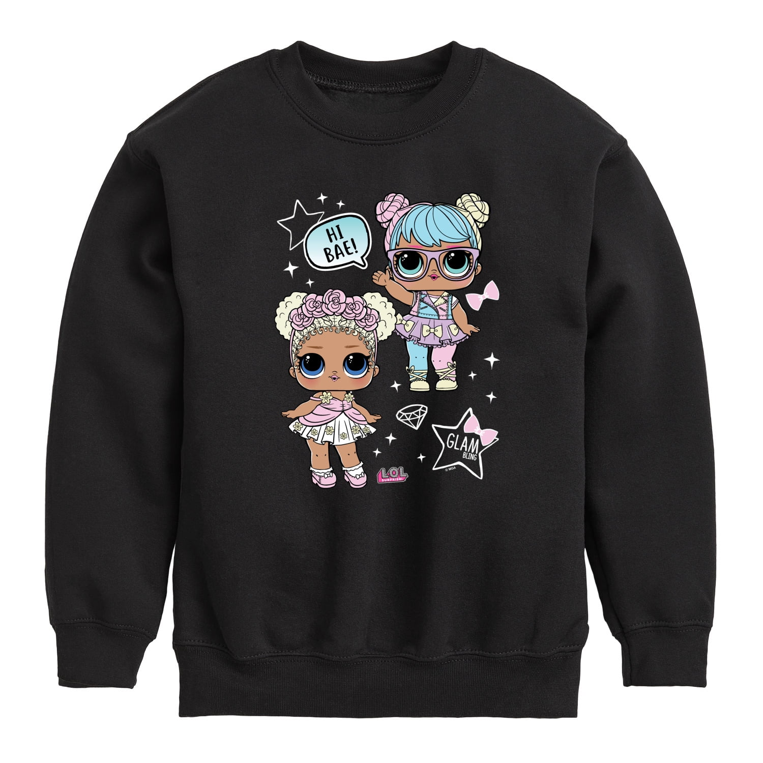 LOL Surprise! - LOL Hi Bae - Toddler And Youth Crewneck Fleece ...