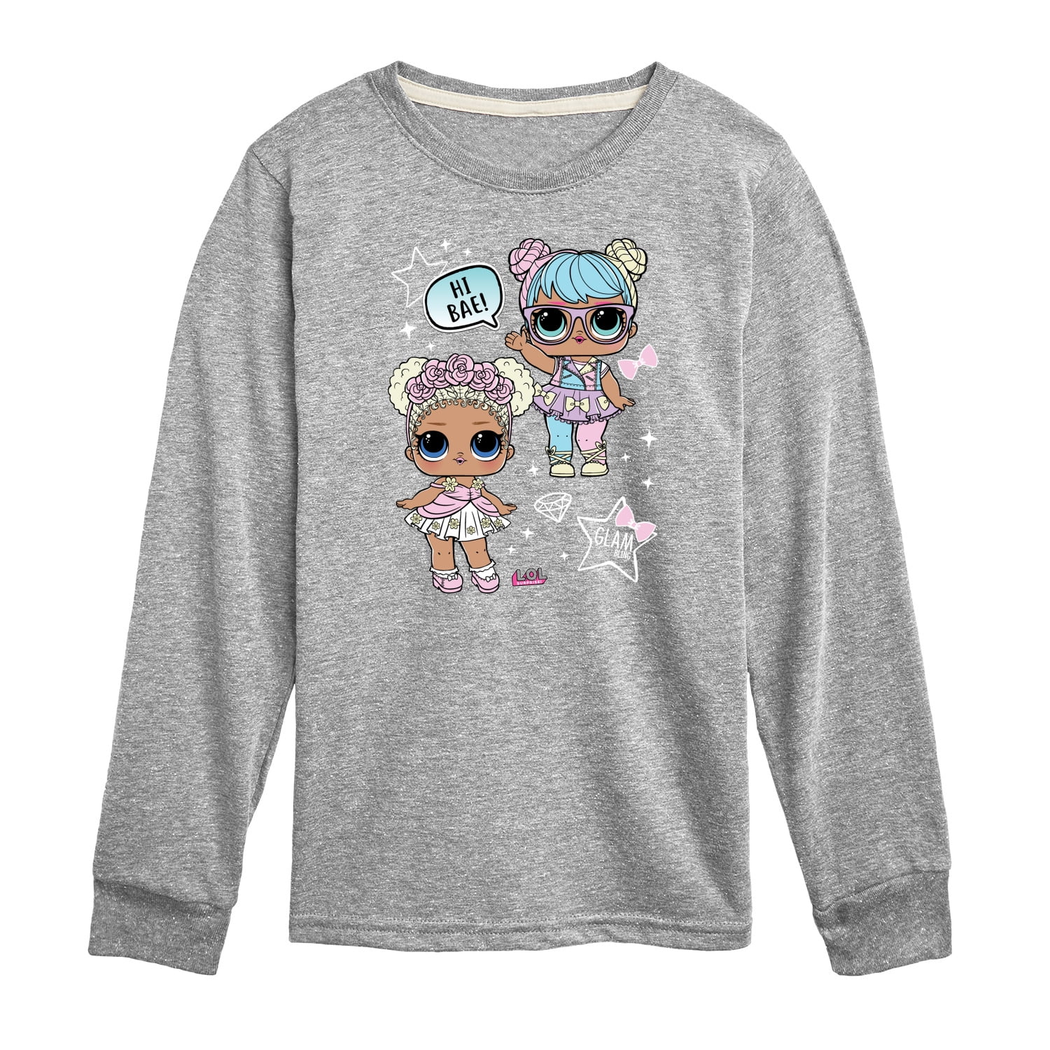 LOL Surprise! - LOL Hi Bae - Toddler And Youth Long Sleeve Graphic T ...