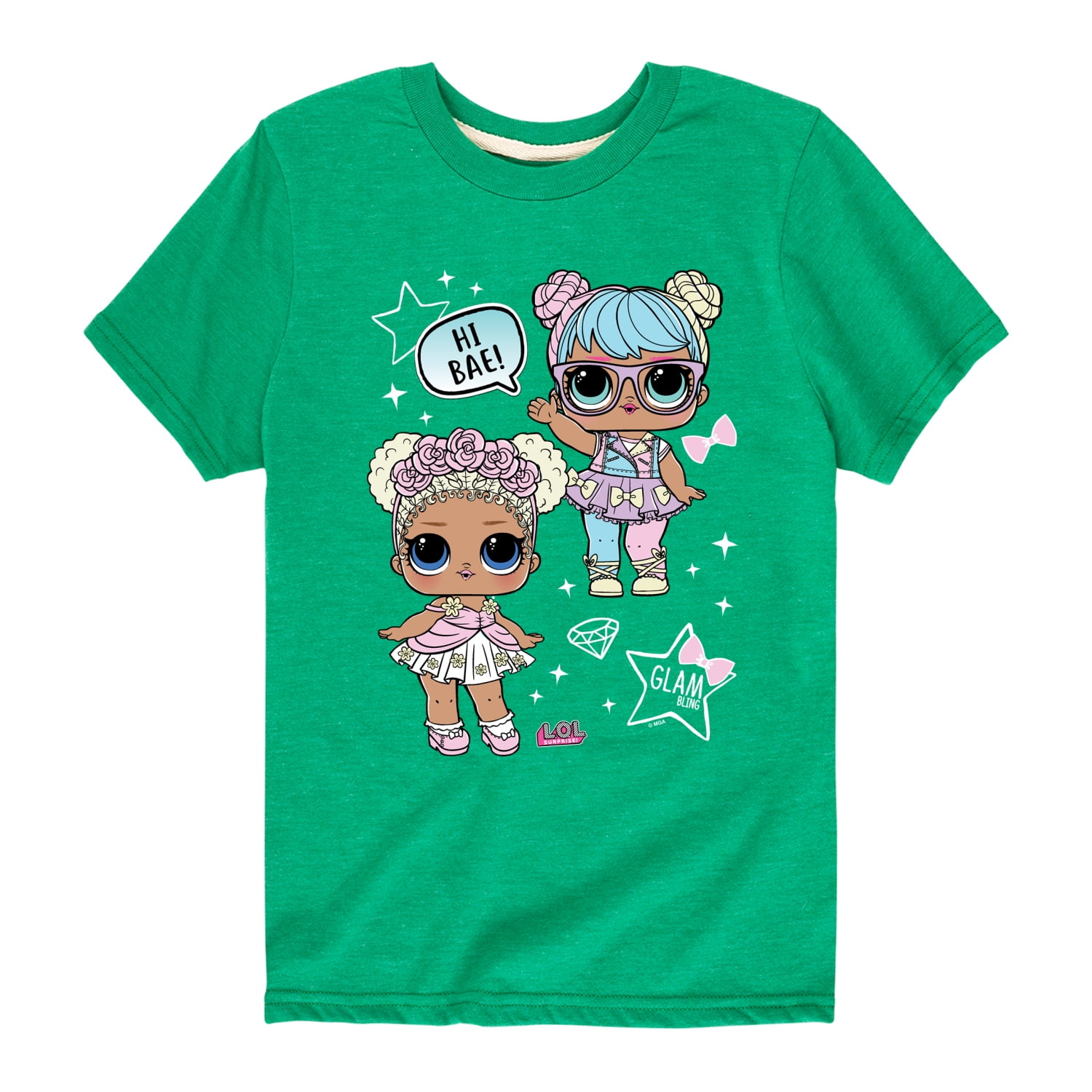 LOL Surprise! - LOL Hi Bae - Toddler And Youth Short Sleeve Graphic T ...