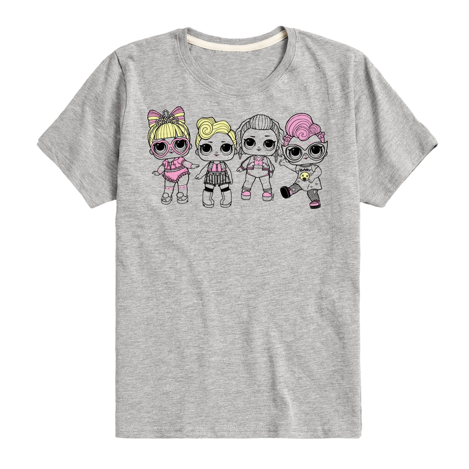 LOL Surprise! - LOL Squad - Toddler And Youth Short Sleeve Graphic T ...