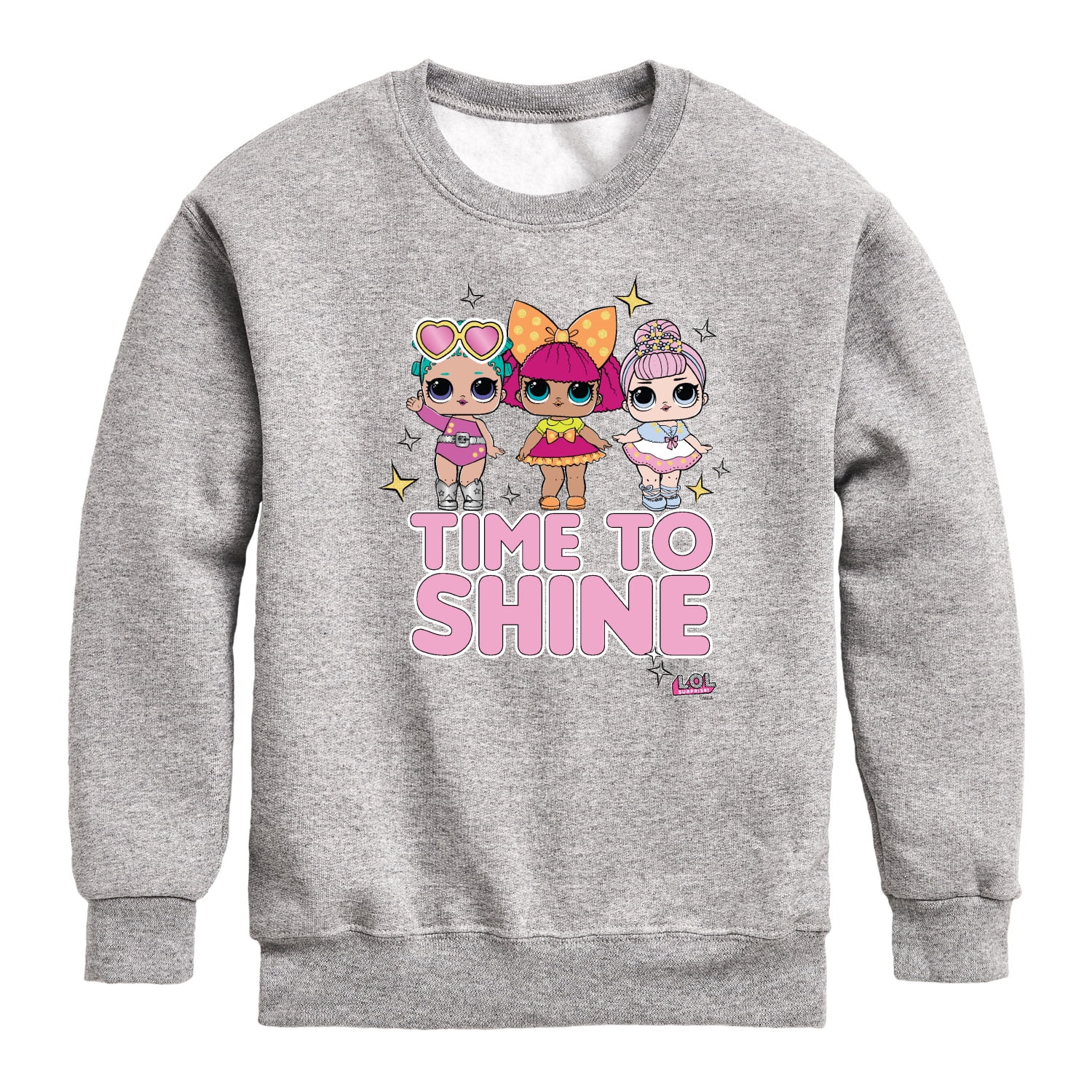 LOL Surprise! - LOL Time To Shine - Toddler And Youth Crewneck Fleece ...