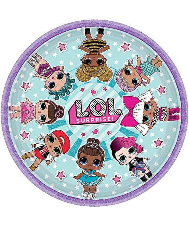 LOL Surprise! Large Paper Plates (8ct) - Walmart.com