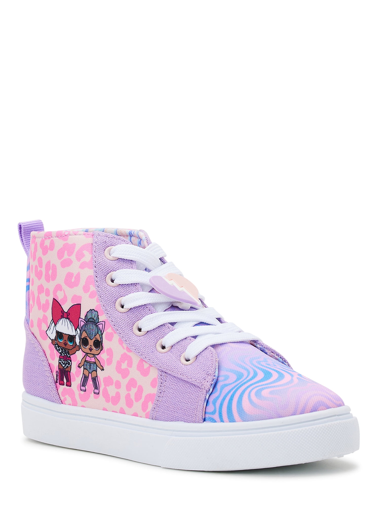 LOL Surprise Little & Big Girls High Top Sneaker, Sizes 11-5 - Walmart.com