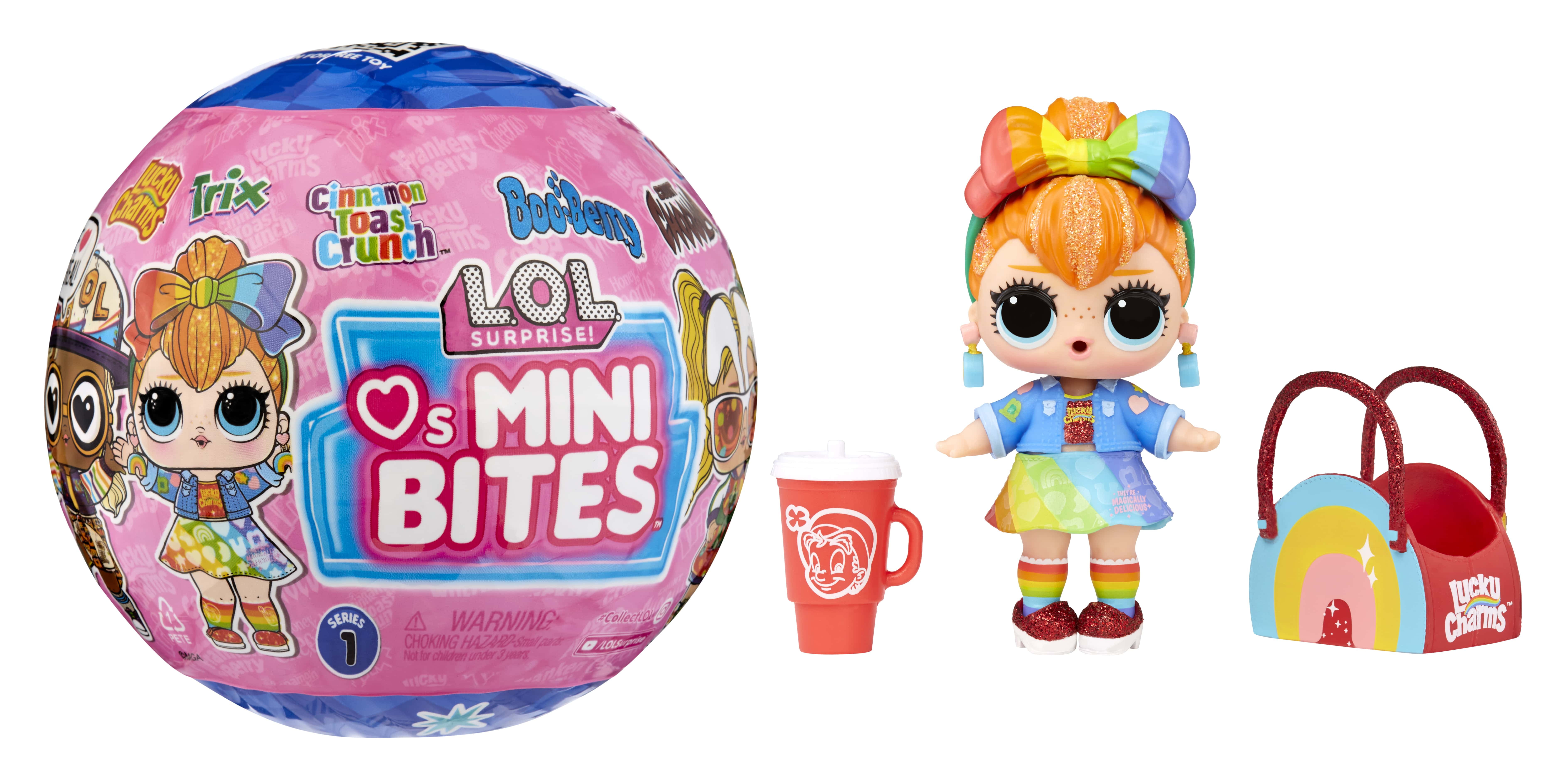 LOL Surprise Mini Bites Cereal Dolls with 7 Surprises, Limited Edition ...