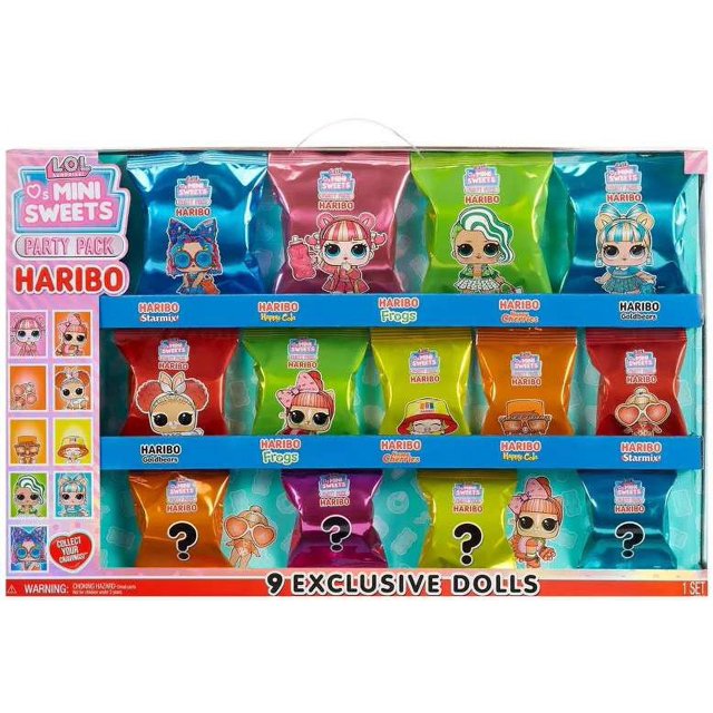LOL Surprise Loves Mini Sweets Haribo Party Pack (9 Exclusive Dolls ...