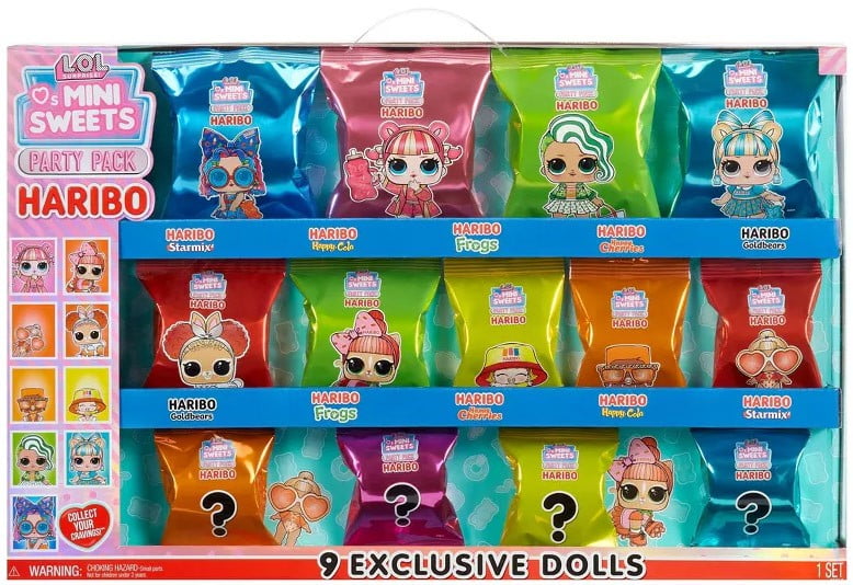 LOL Surprise Loves Mini Sweets Haribo Party Pack for Tweens - 9 ...