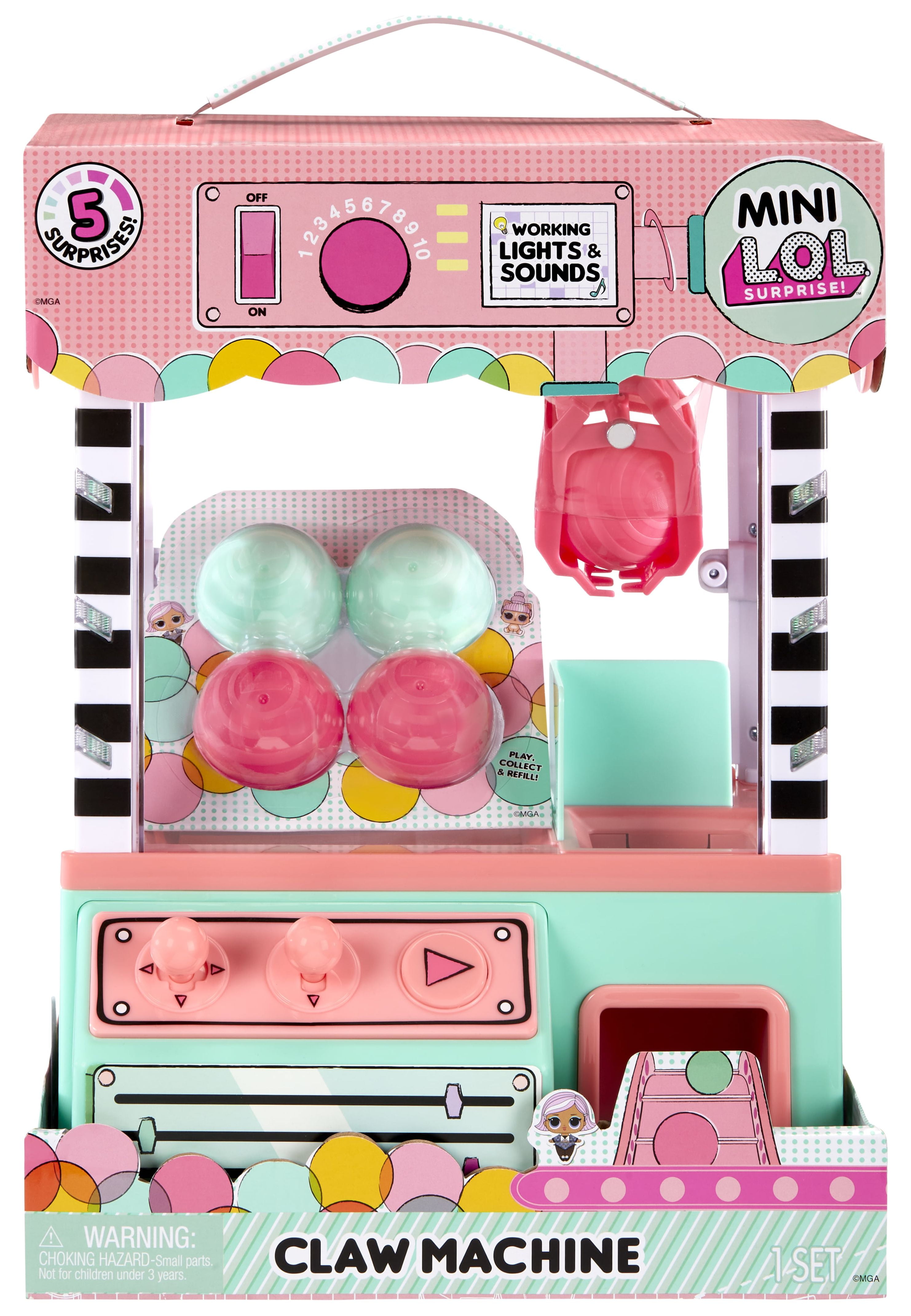 L.O.L. Surprise Minis Claw Machine - Lights & Sounds - Walmart.com
